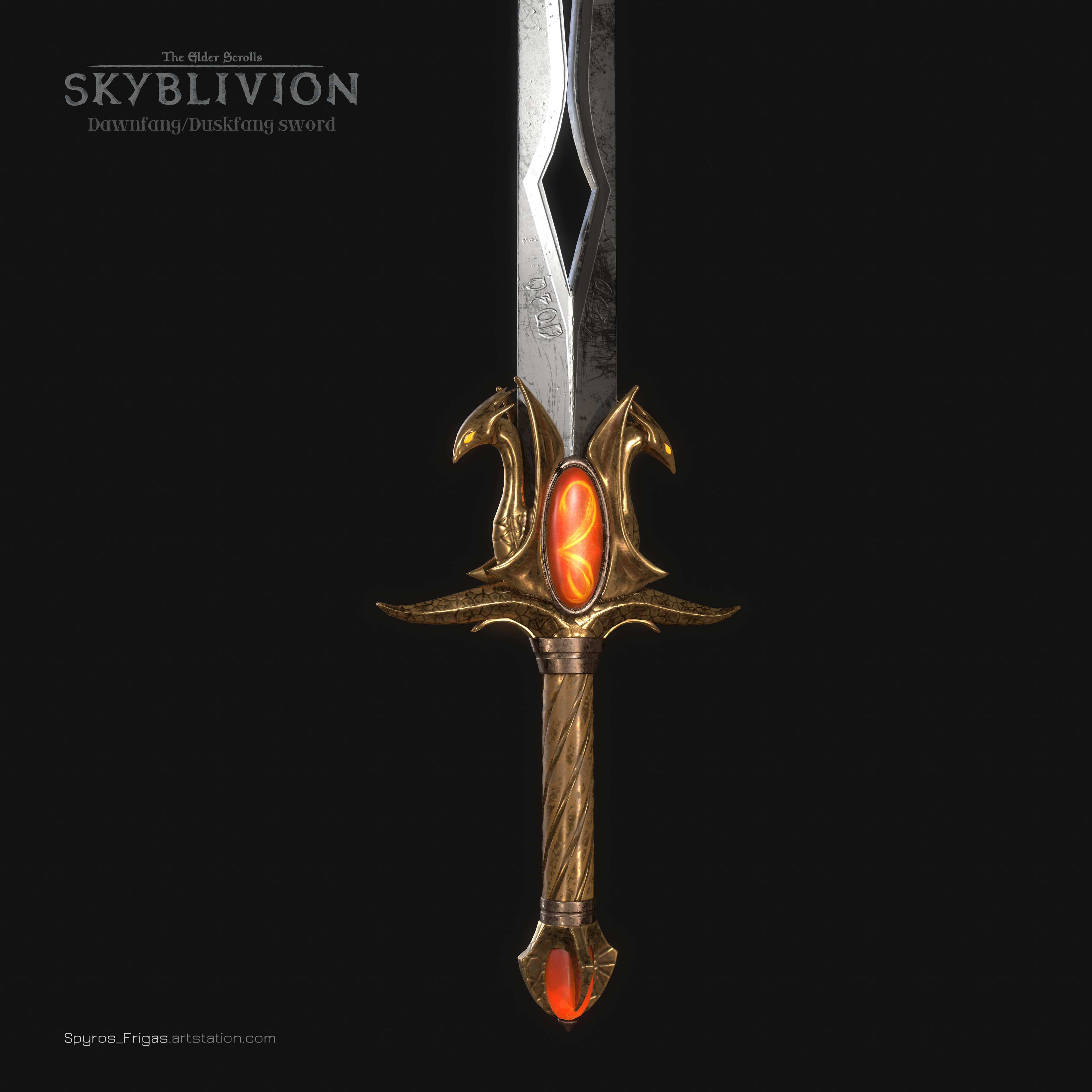 Spyros Frigas - Dawnfang / Duskfang sword