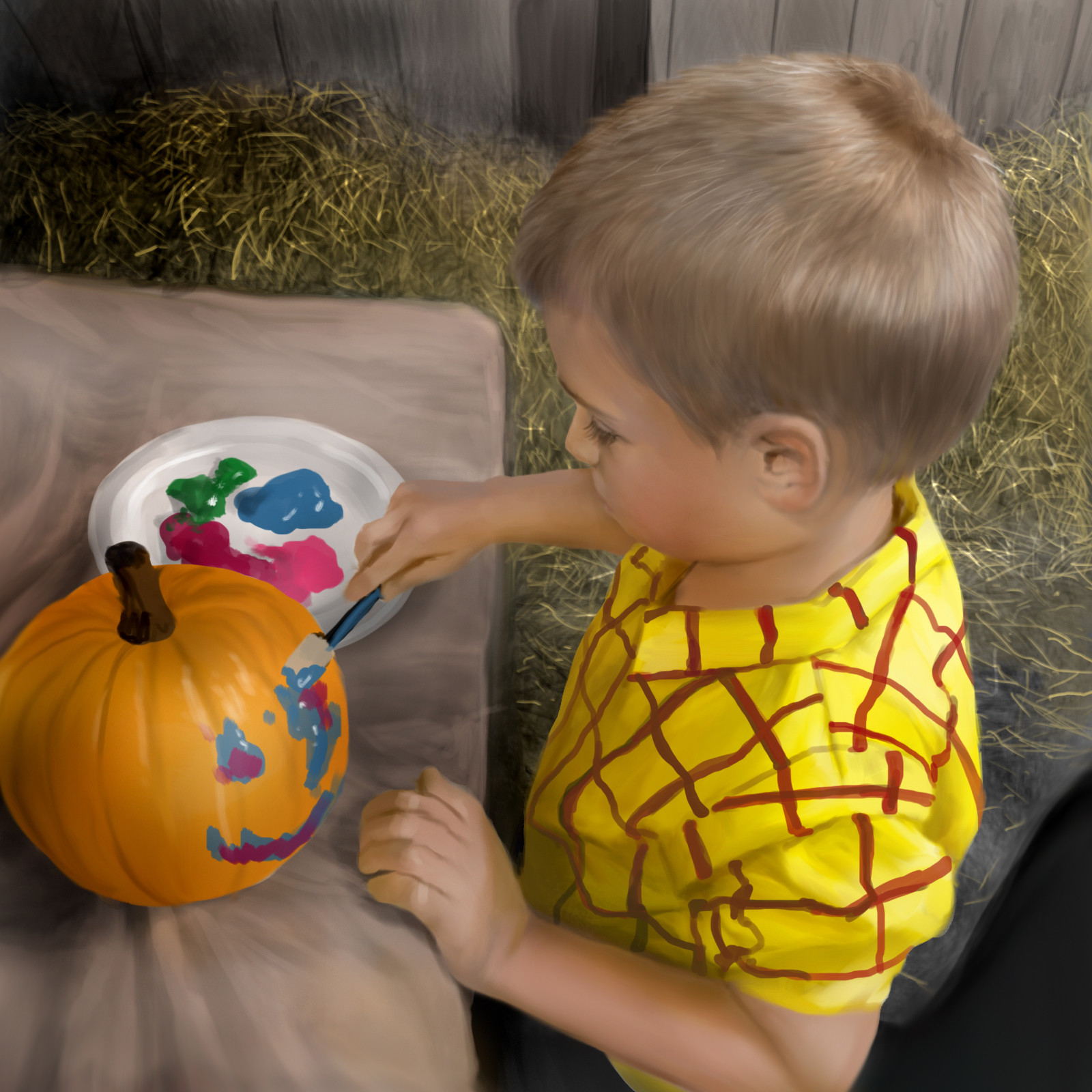 ArtStation - Happy October! Digital art practice...