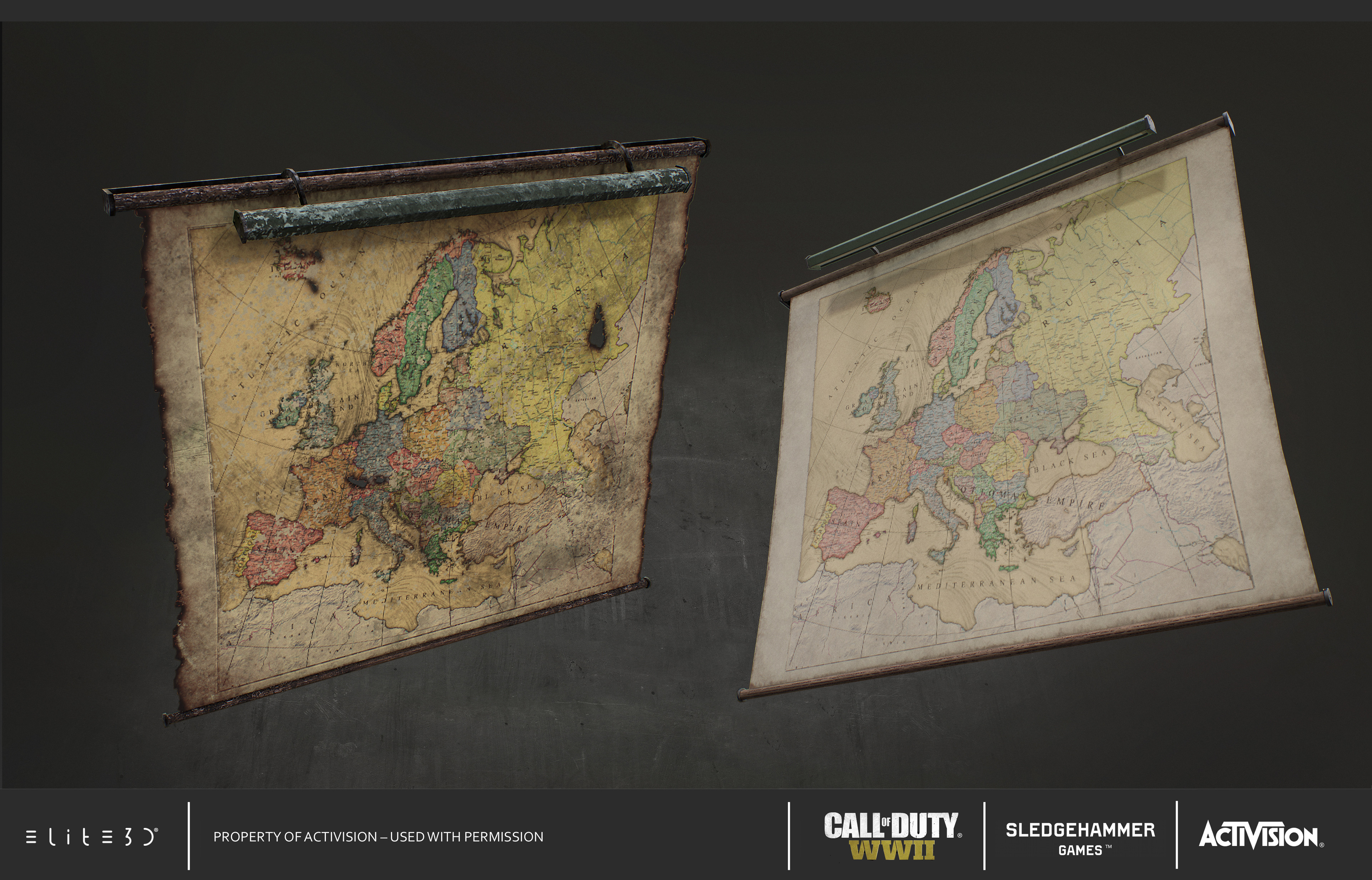 Alejandro Jareno - Portfolio - Call of Duty: World War II | Props