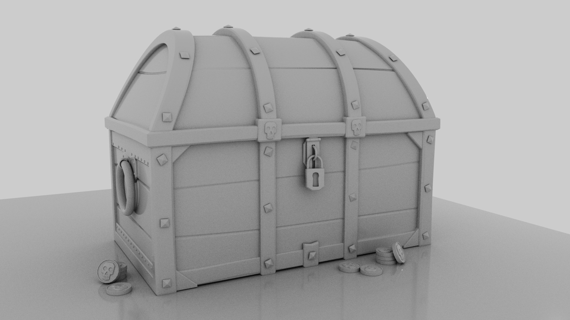 ArtStation - speed mode #01 "Pirate chest"