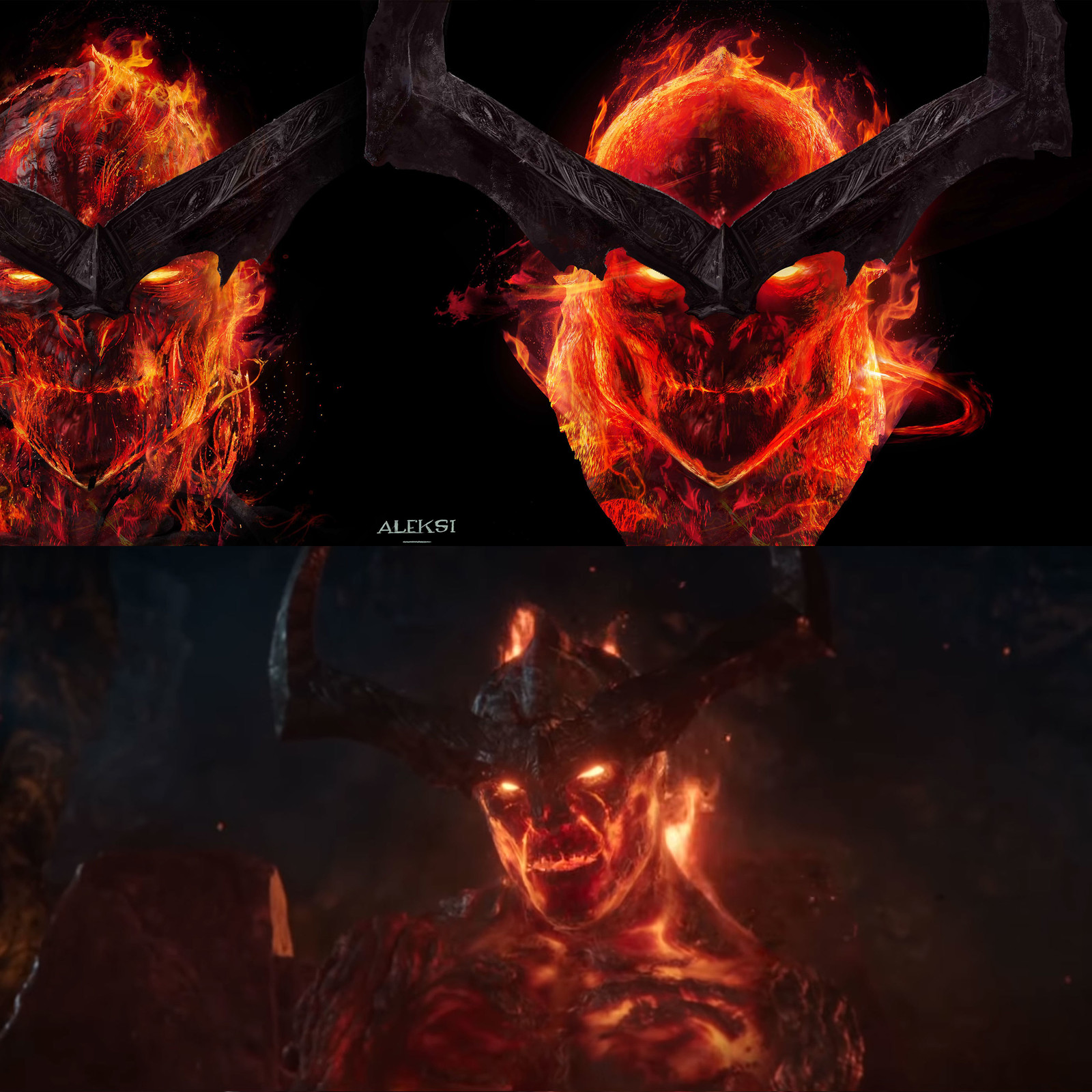 Aleksi Briclot - Thor Ragnarok : Surtur / Head