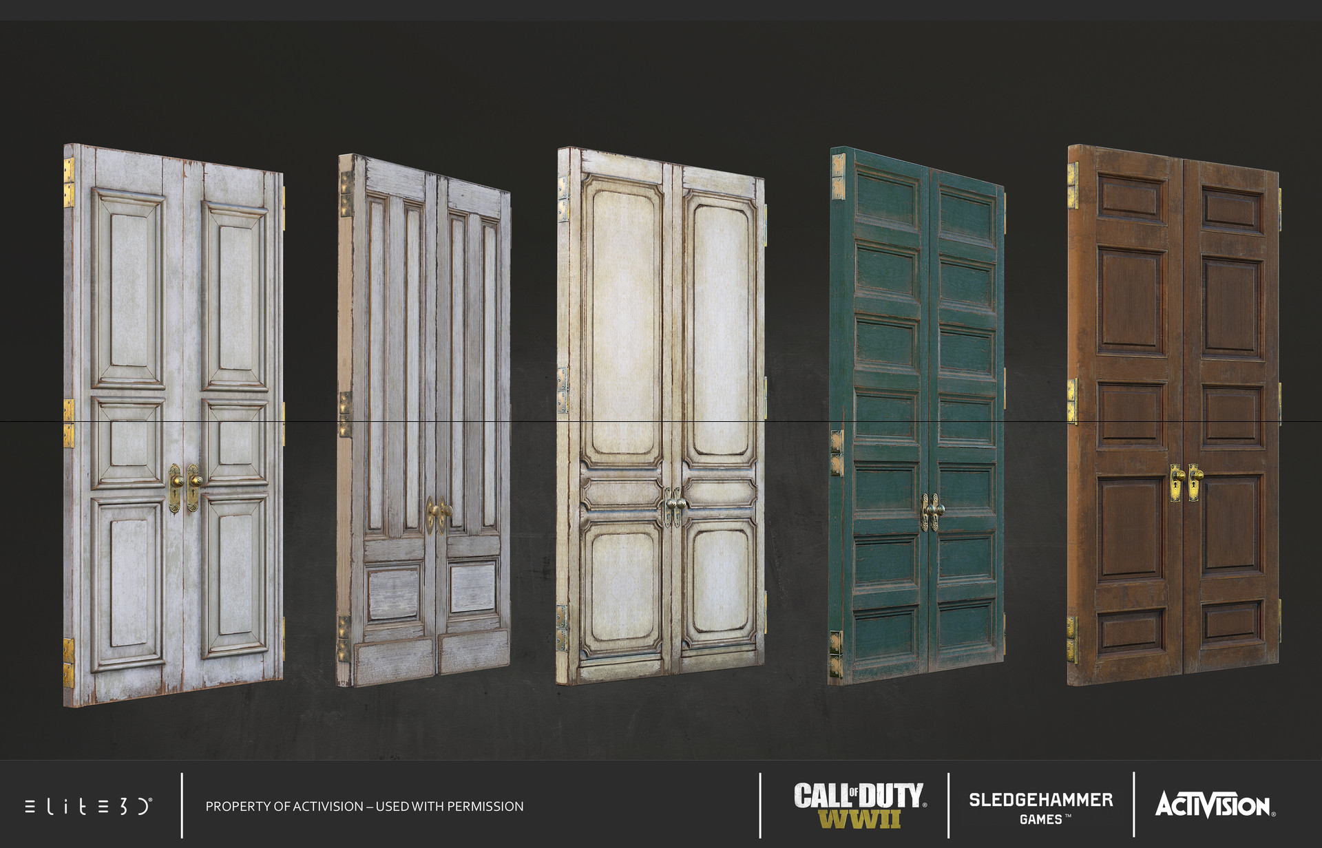 ArtStation - Props - Doors
