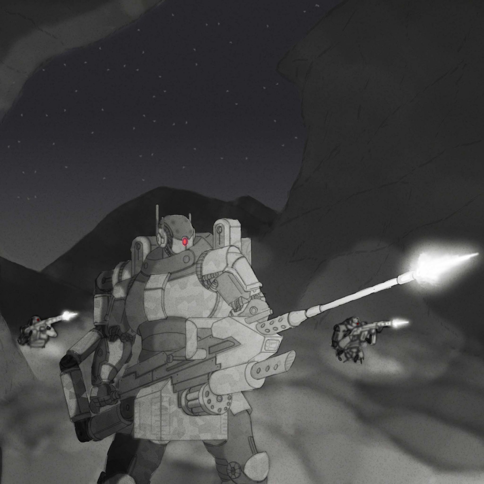 ArtStation - Night fight