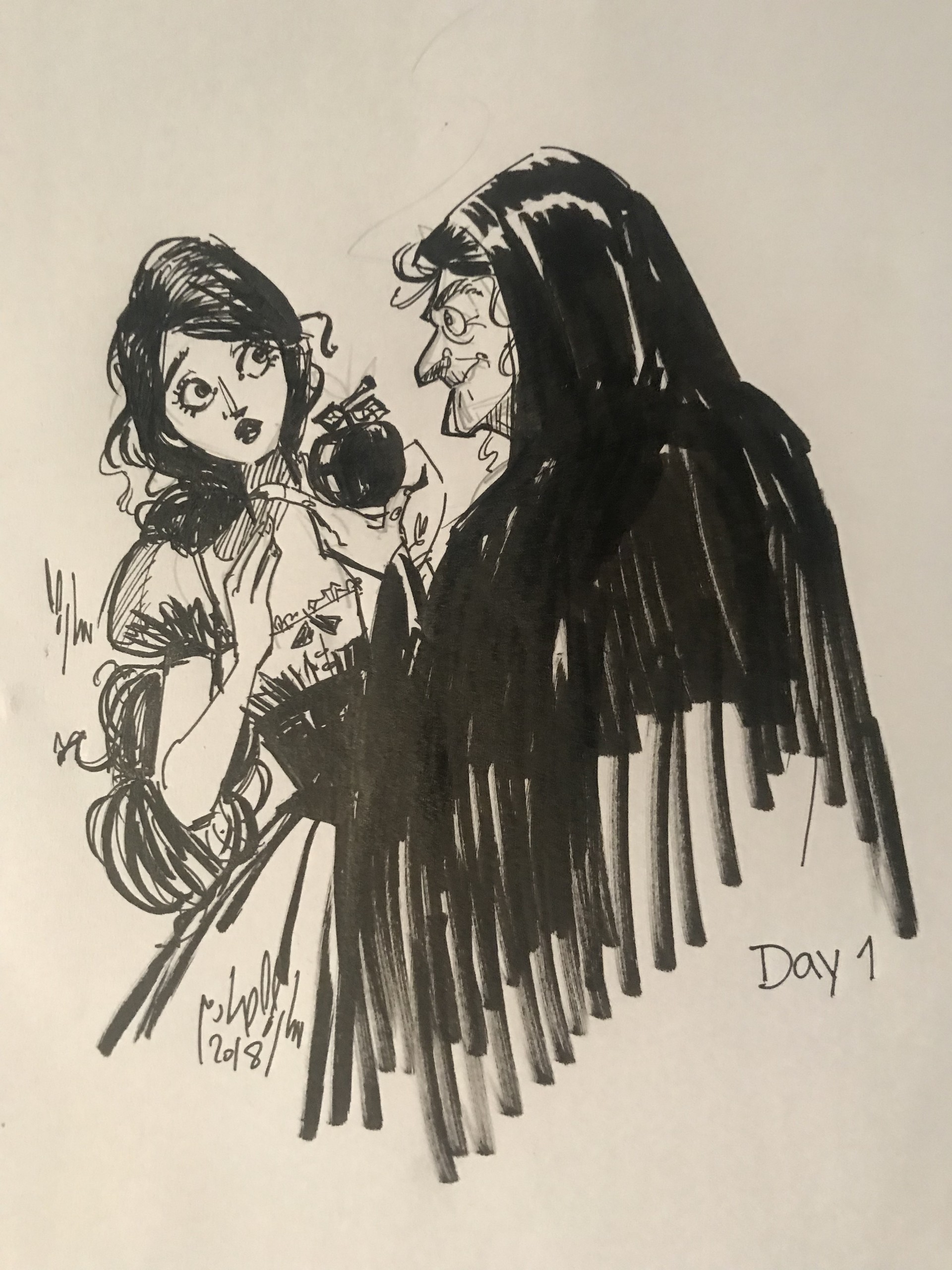 ArtStation - #inktober2018 #poisonous