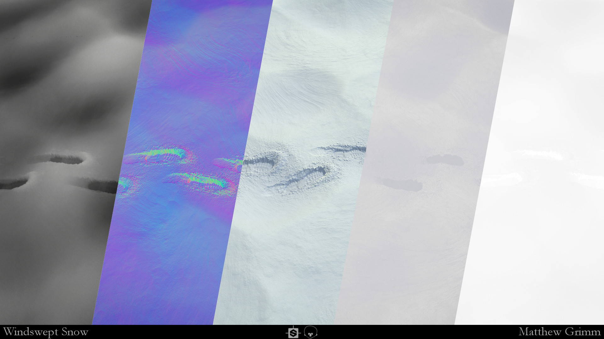 Matthew Grimm - Footprints in Windswept Snow