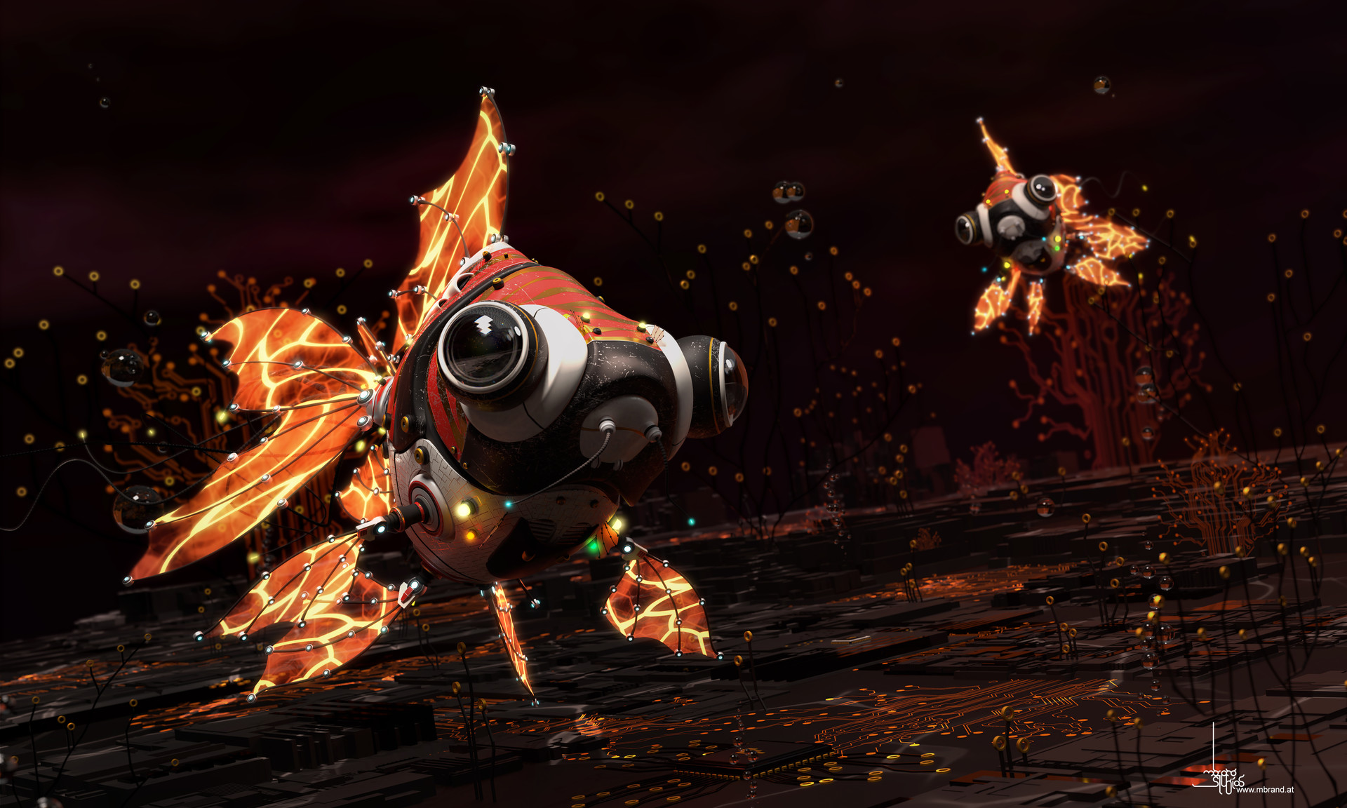 ArtStation - Digital Robo-Fish