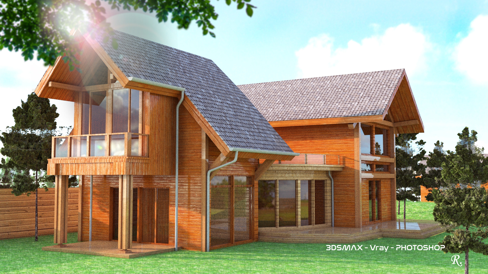 ArtStation - 3D house