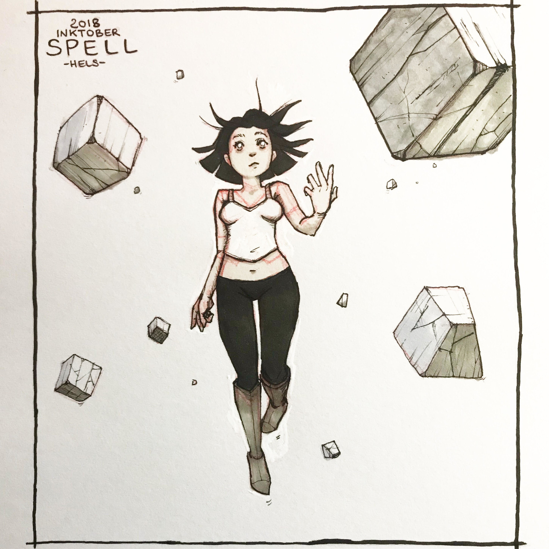 ArtStation - Inktober 18 - 04 Spell