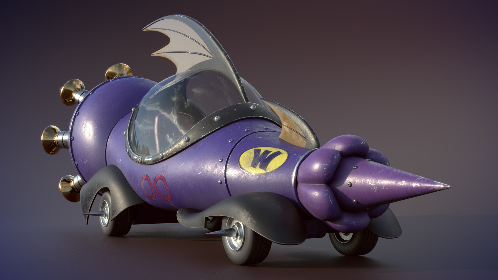 Daniel Conner - Wacky Races - Mean Machine