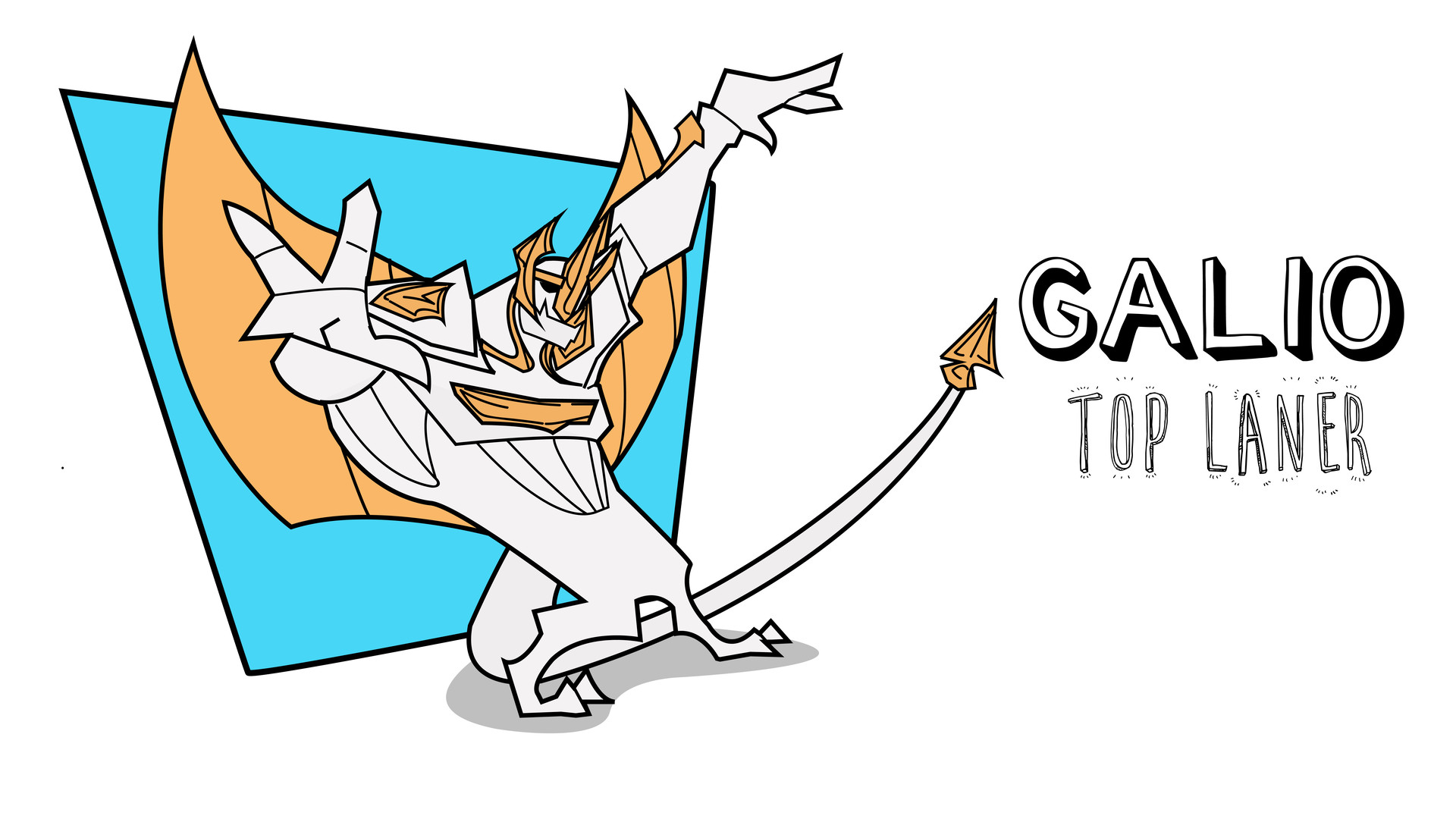 ArtStation - League of Cartoons - Galio