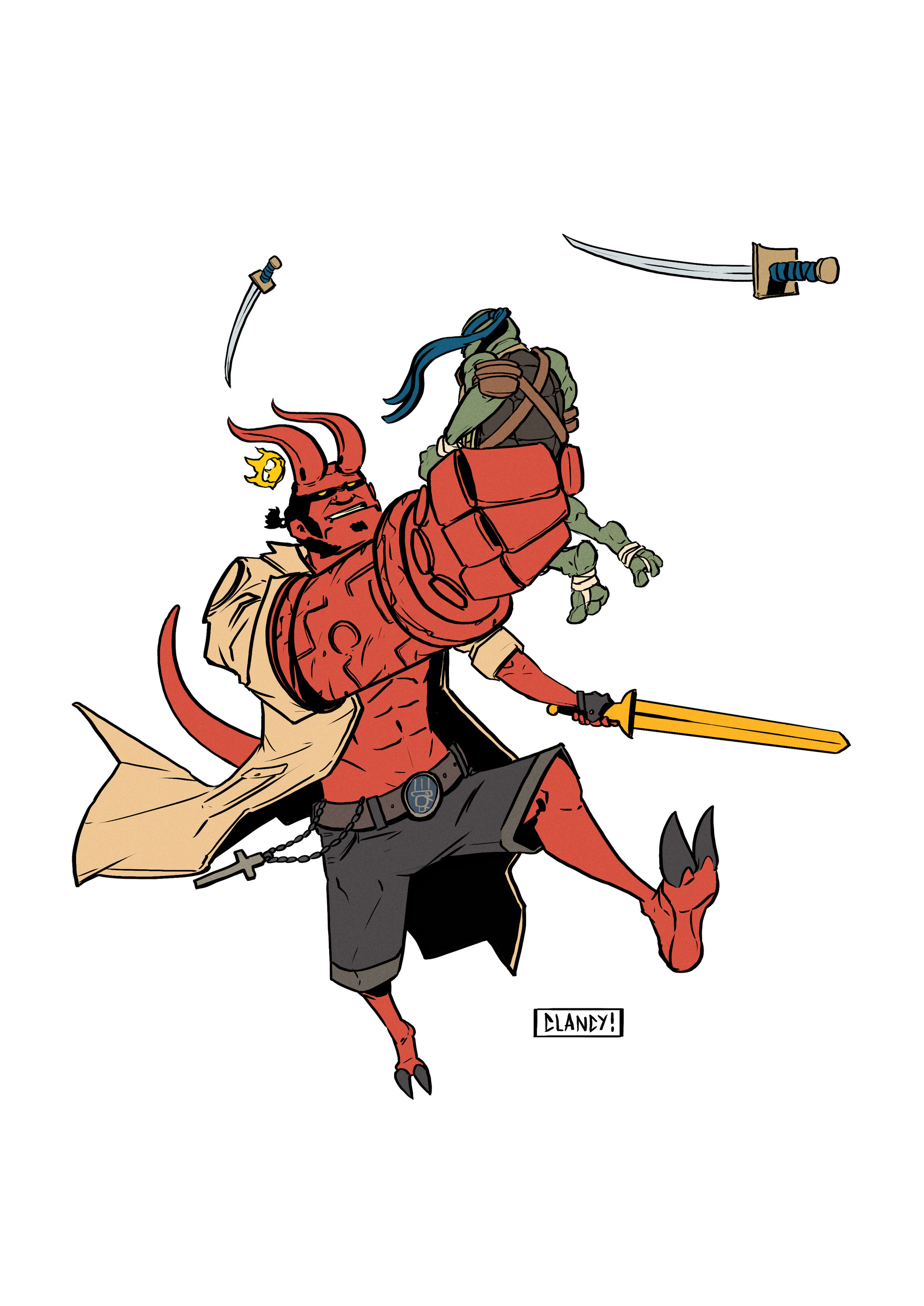 ArtStation - 'Who the hell invited you here turtle!?'