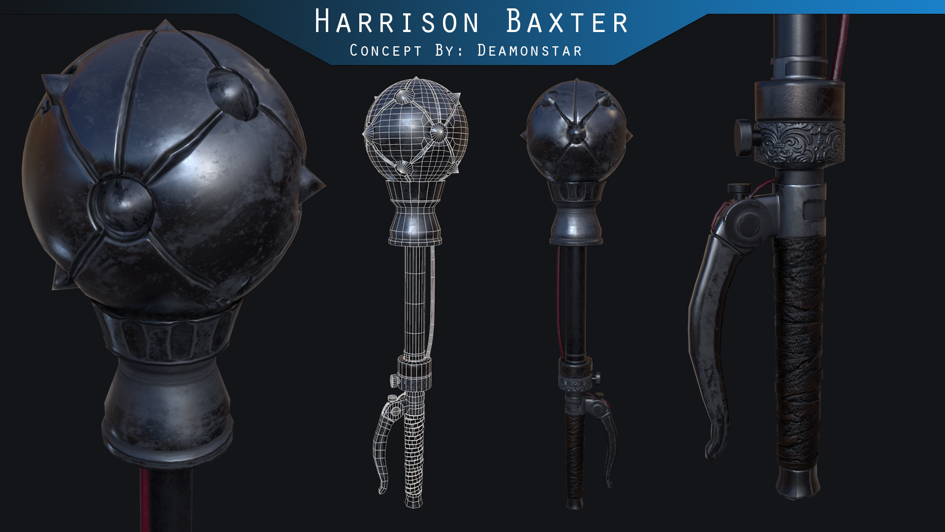 ArtStation - Ignis Flame Mace