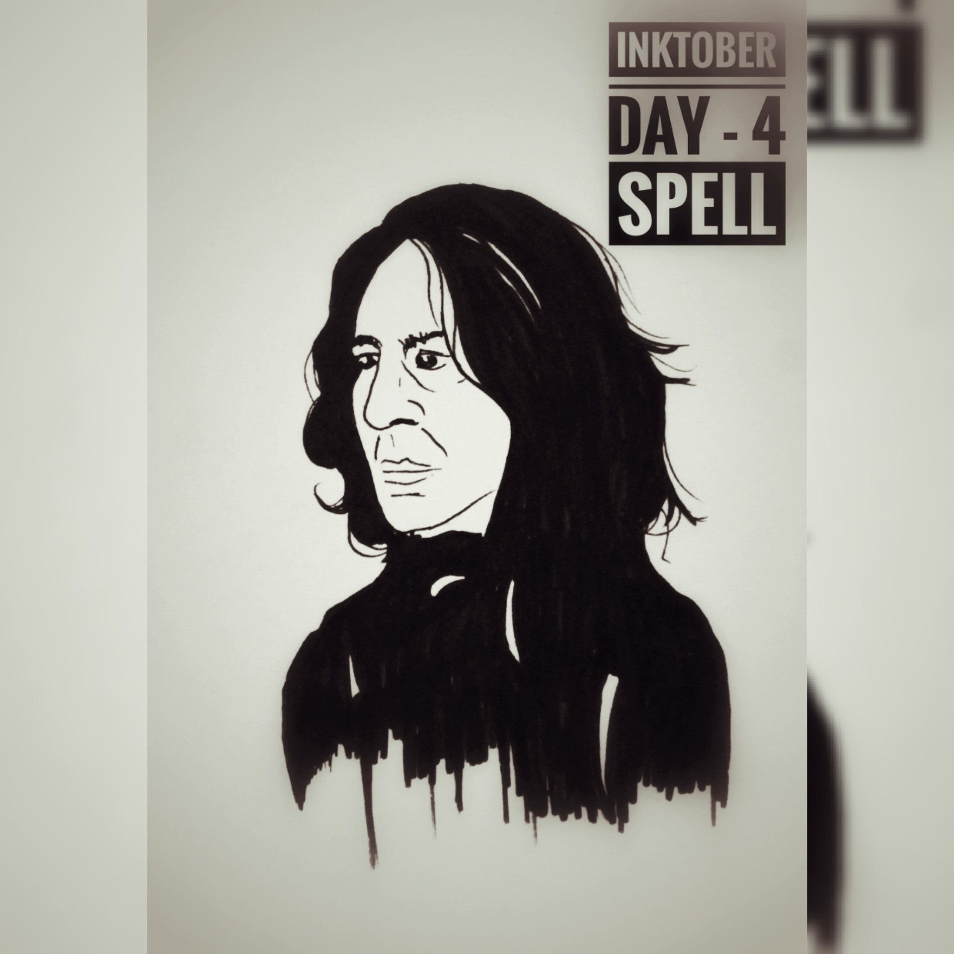 ArtStation - Inktober - Spell - drawing