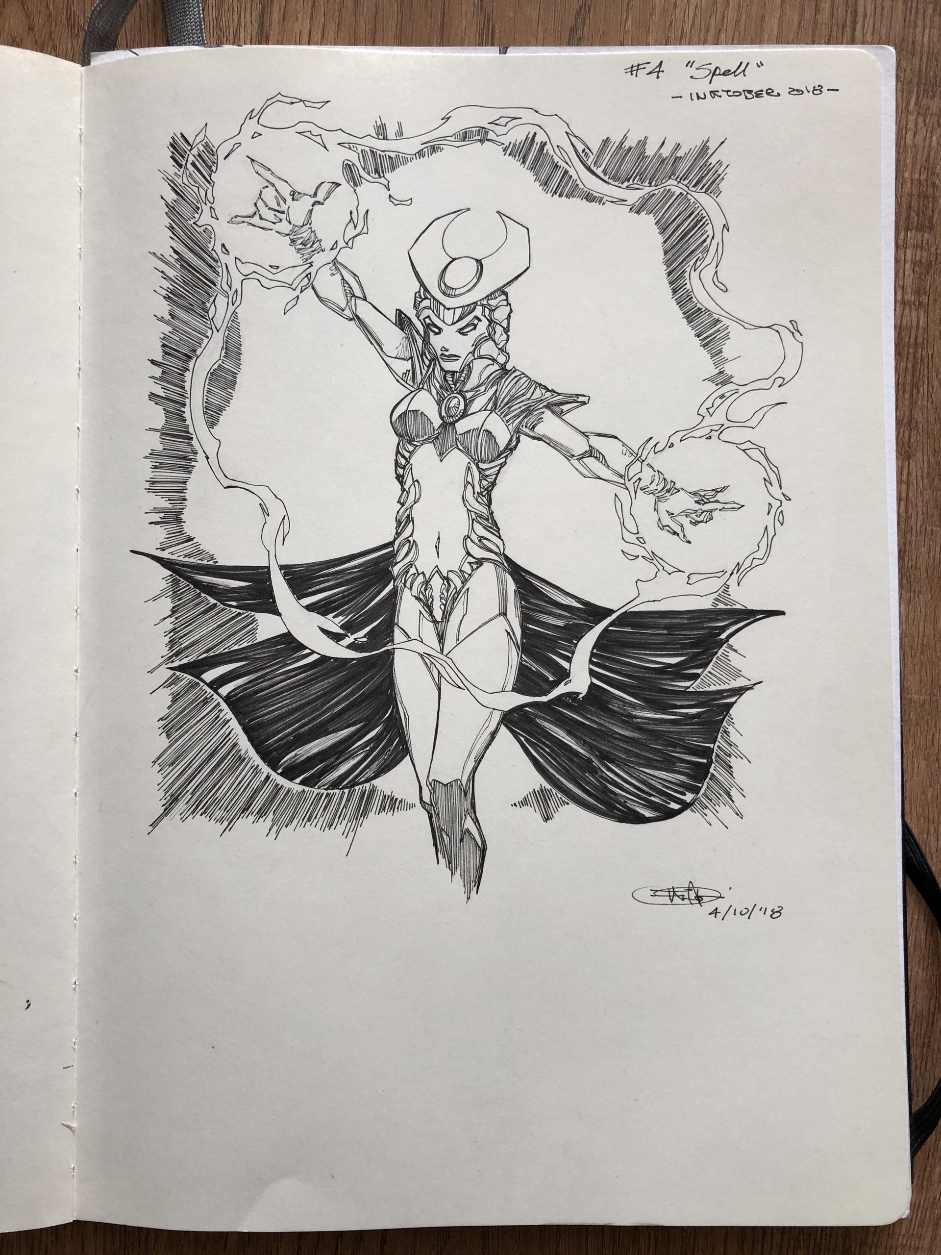 ArtStation - Inktober 2018 - fourth prompt: “Spell