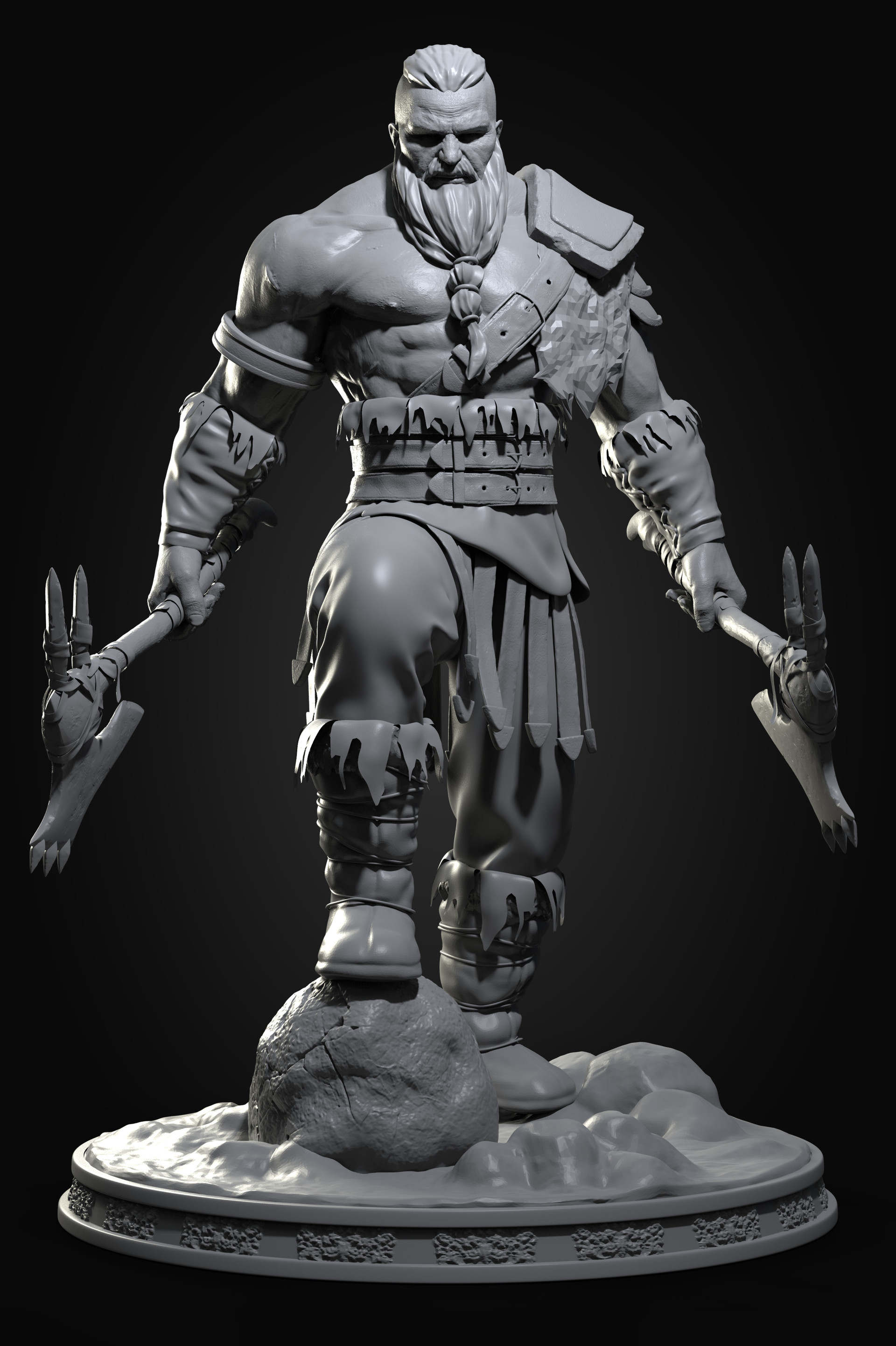 ArtStation - 3D Berserker Character