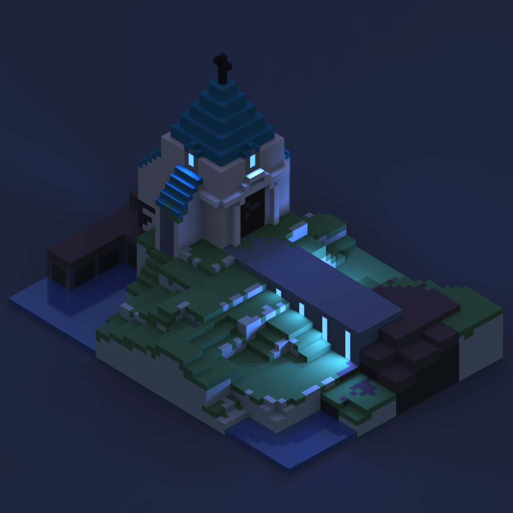 ArtStation - Orbonne Monastery at Night (FFT)