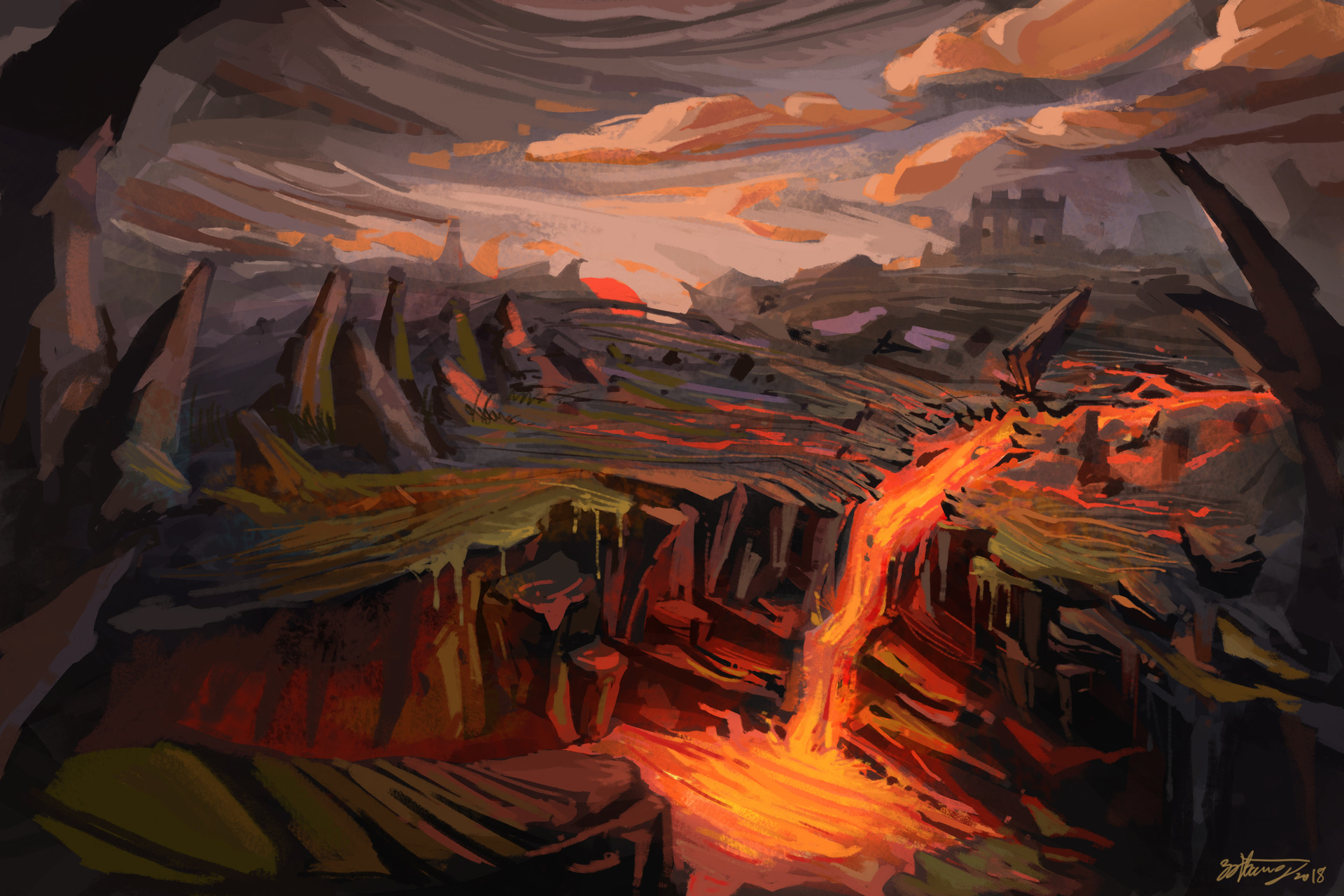 ArtStation - Volcano