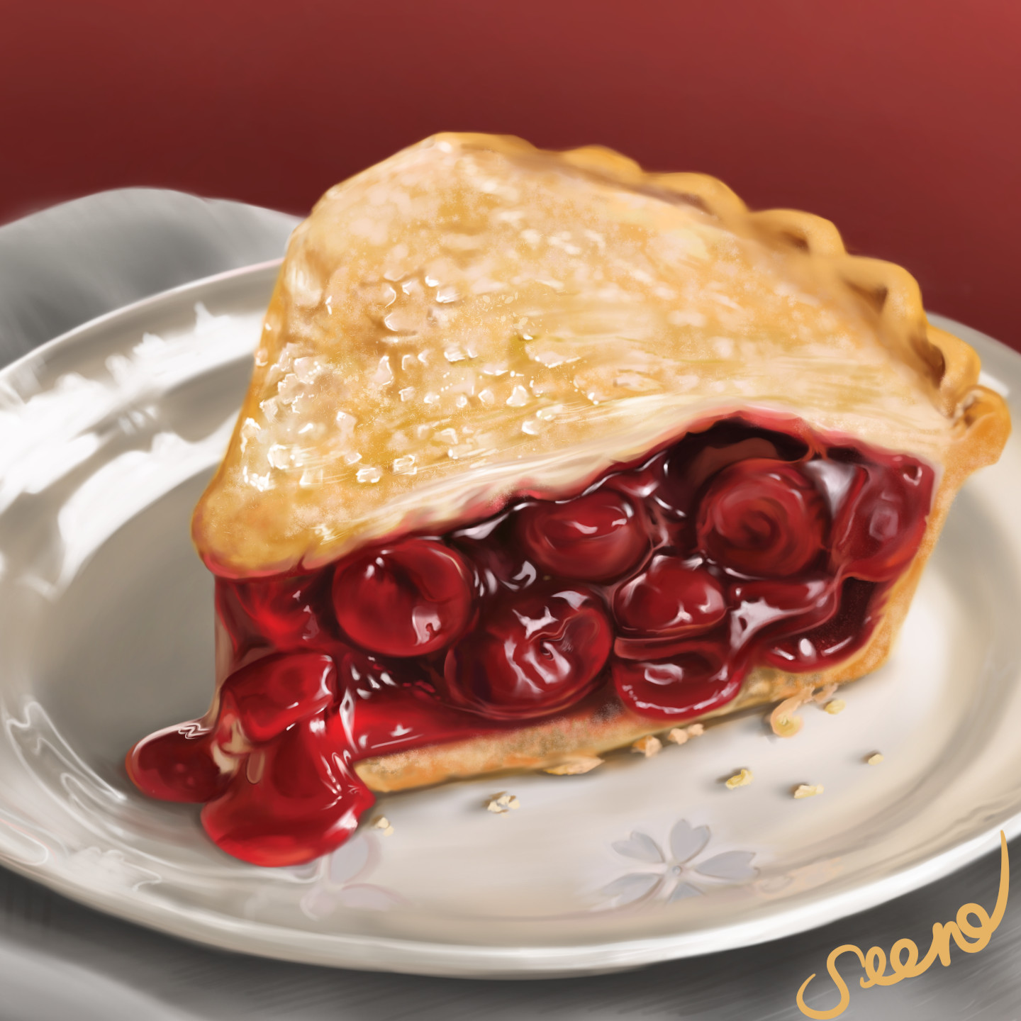 cherry pie art