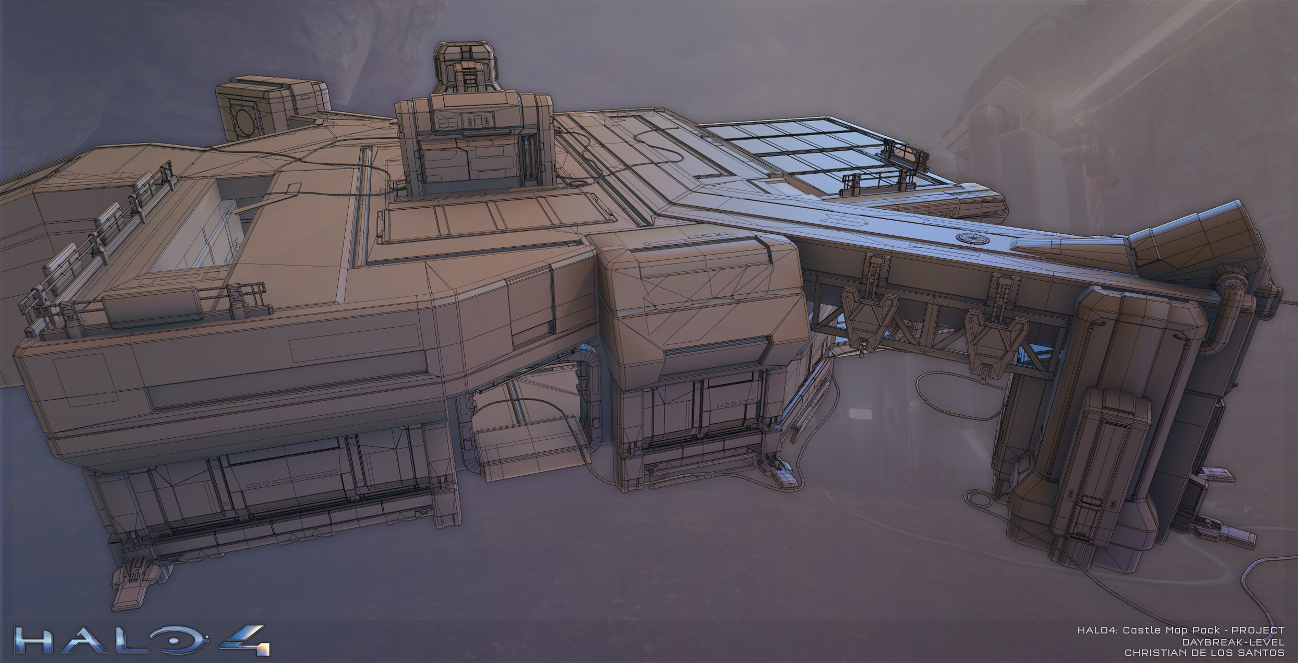 Christian de los Santos - Halo 4: Daybreak Map - Castle Map Pack