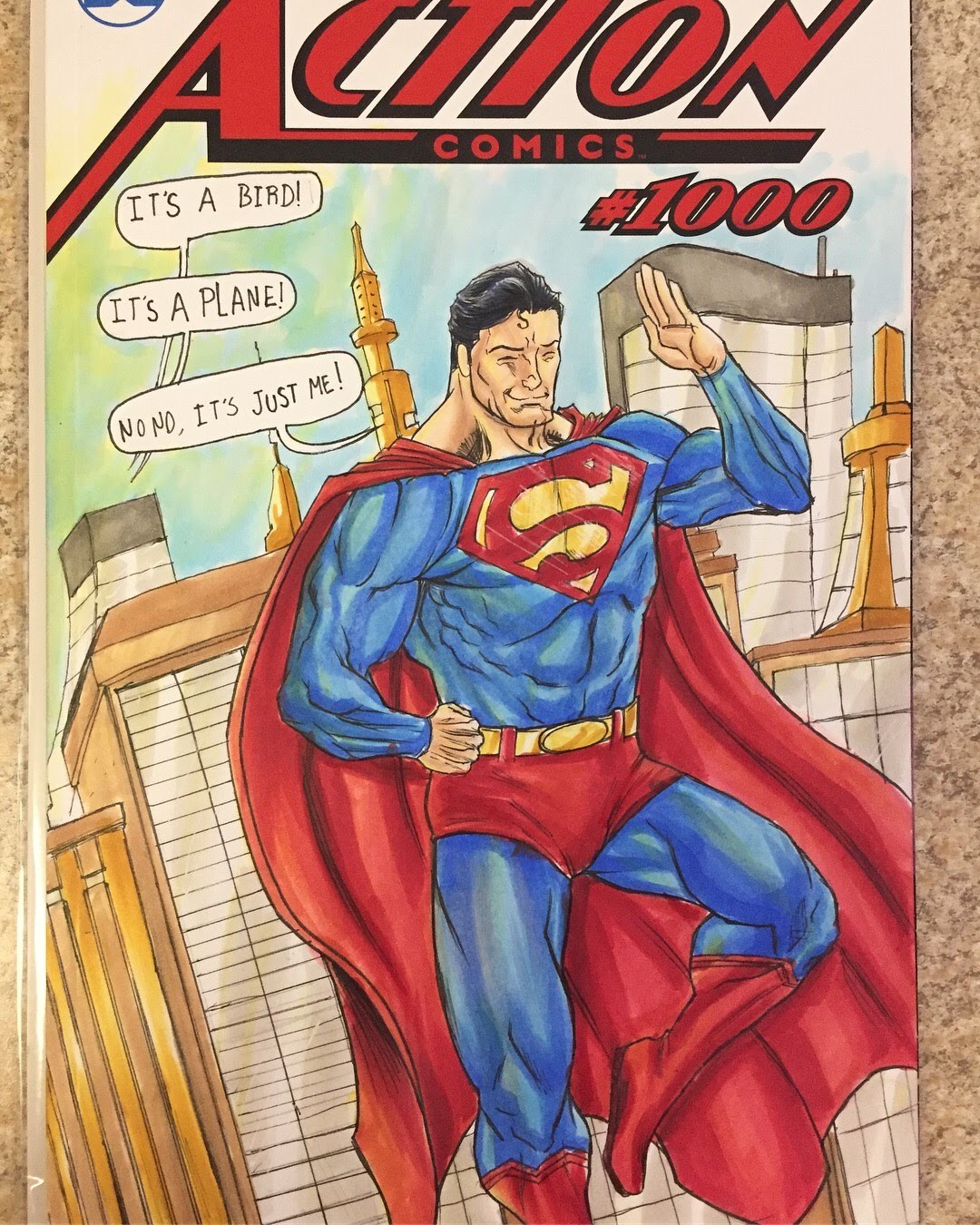 ArtStation - Action Comics #1000 Cover front and back