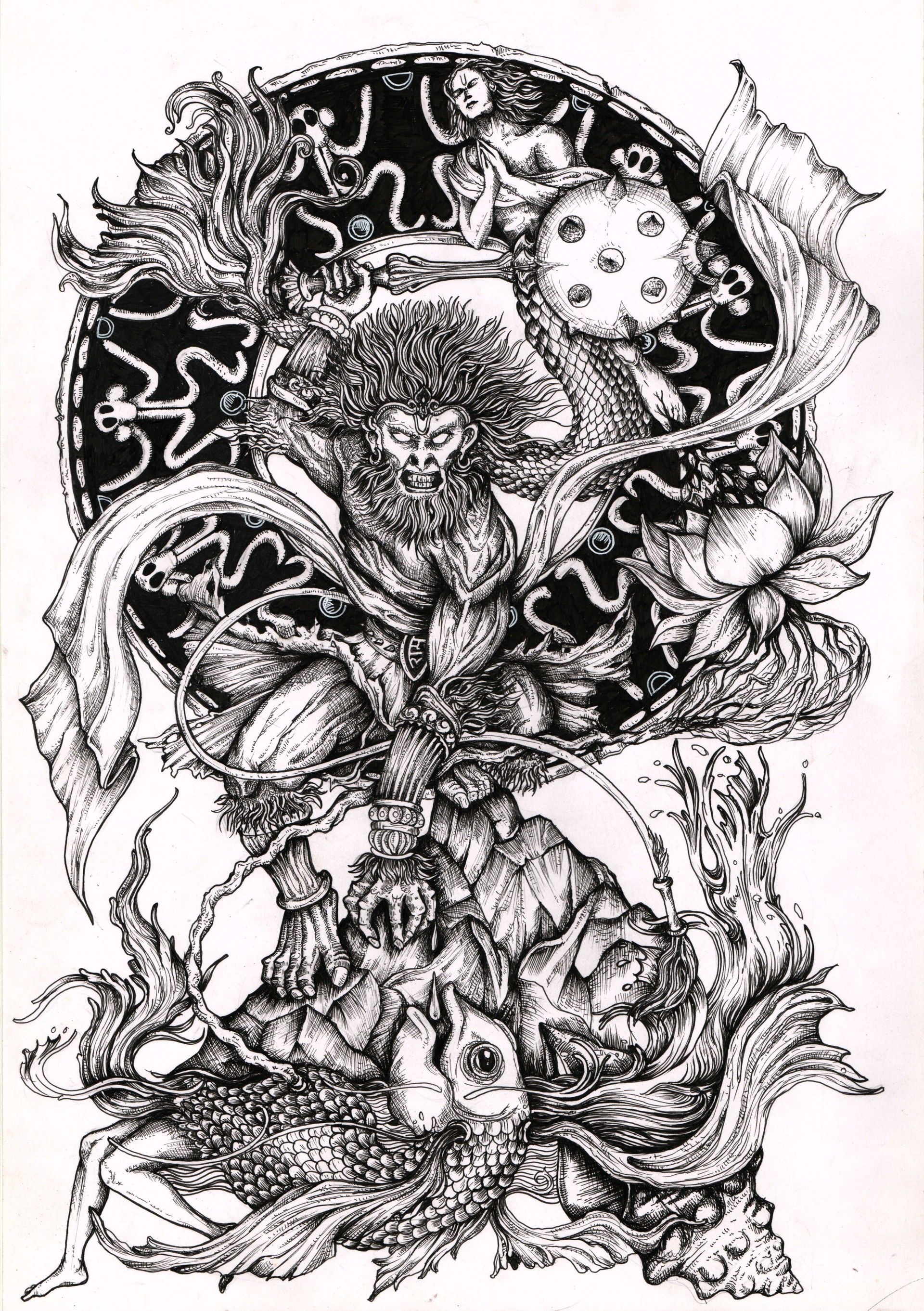 ArtStation - The tale of Monkey Gods