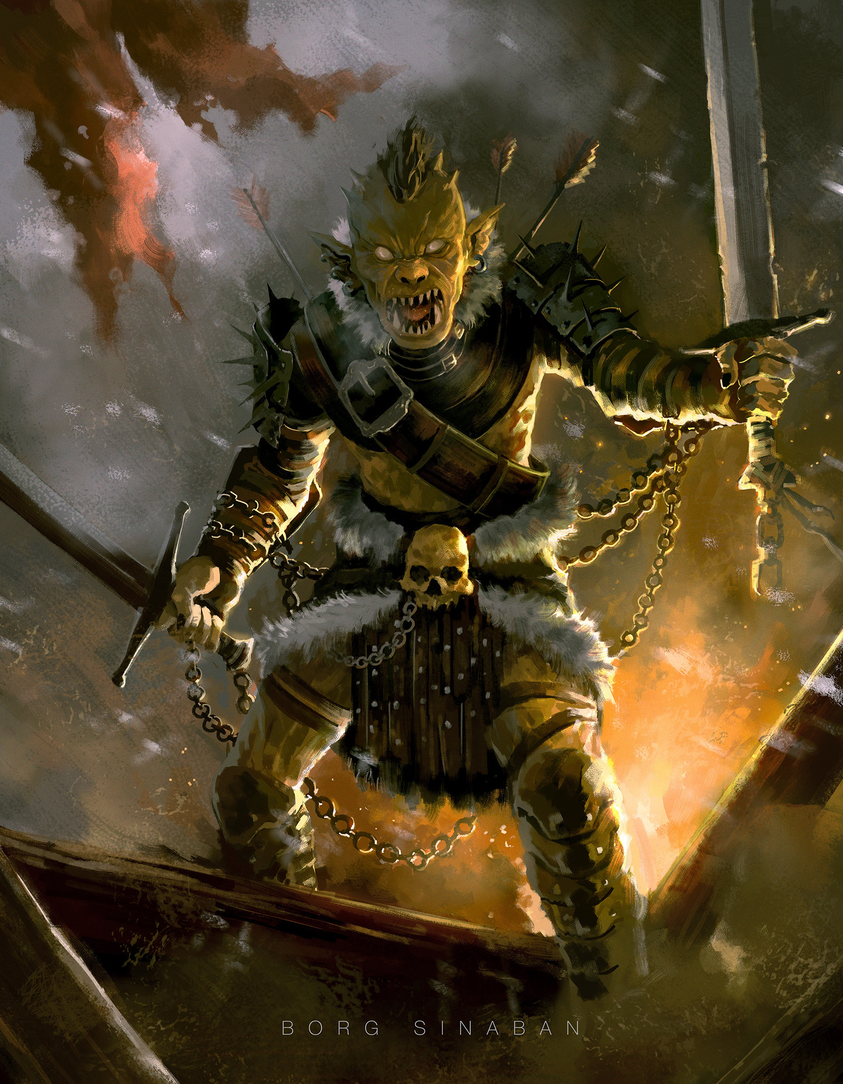 Orc by Borg Sinaban : r/ImaginaryOrcs