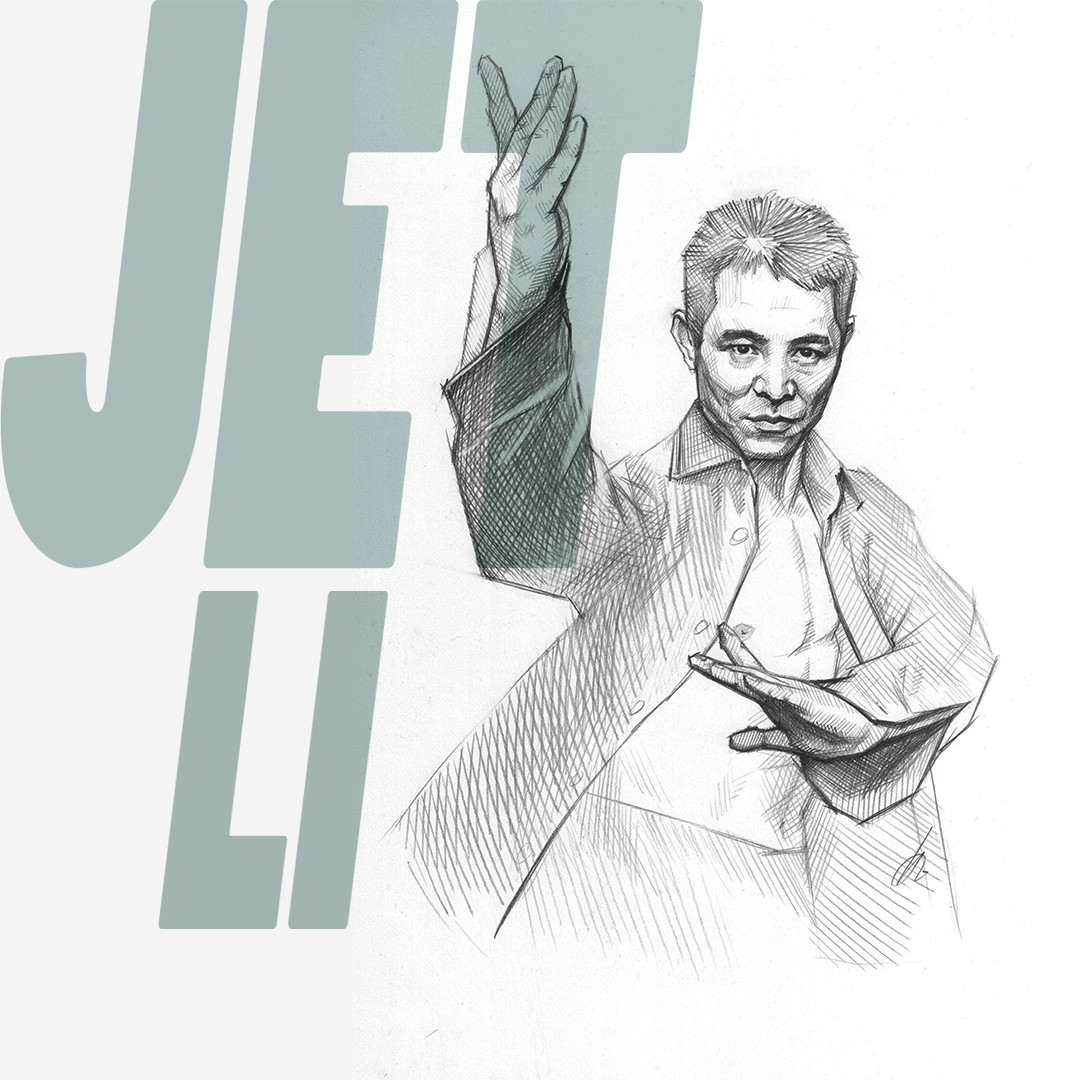 how to draw jet li