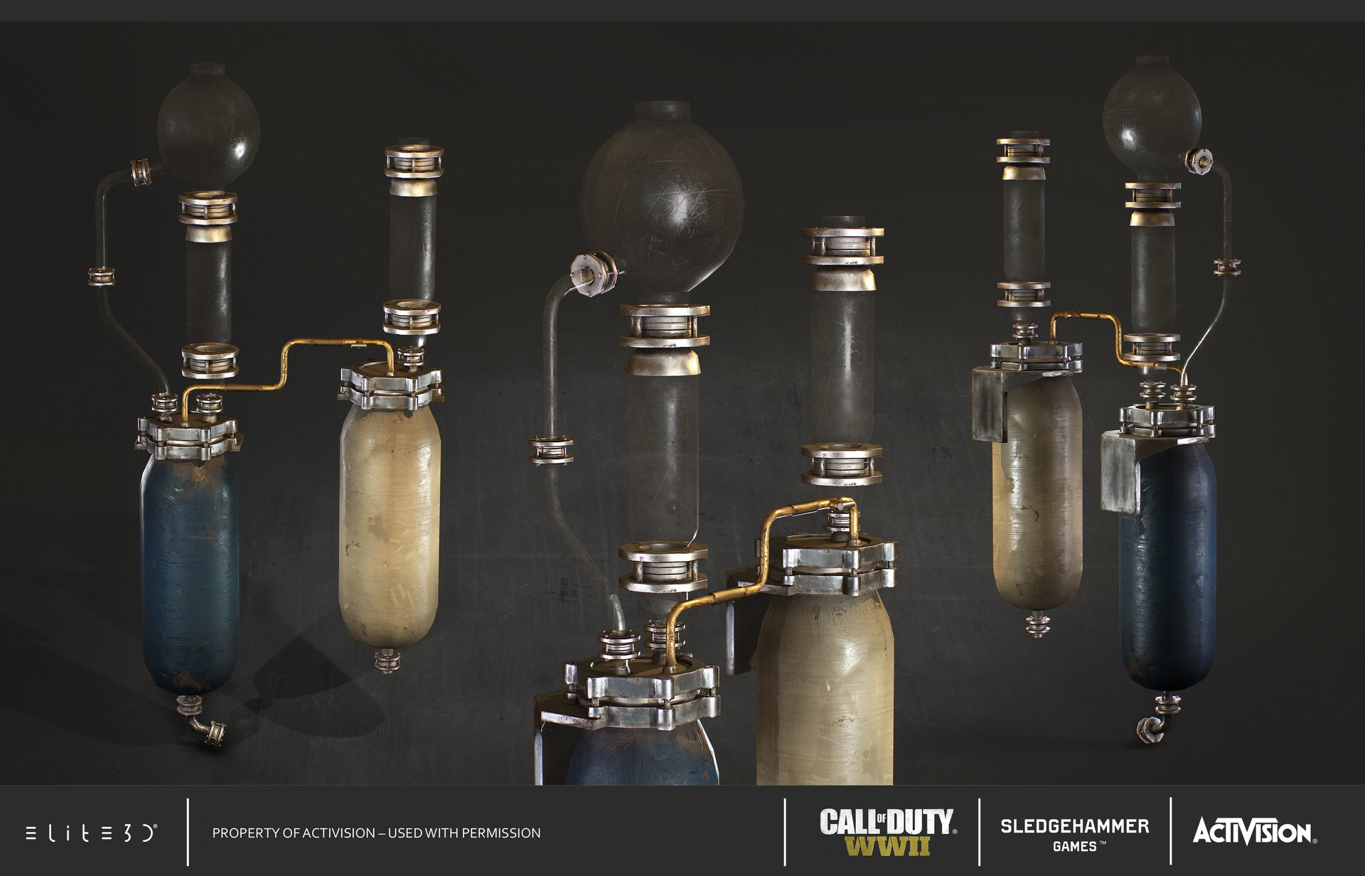 elite3d studio - Call of Duty: World War II Props