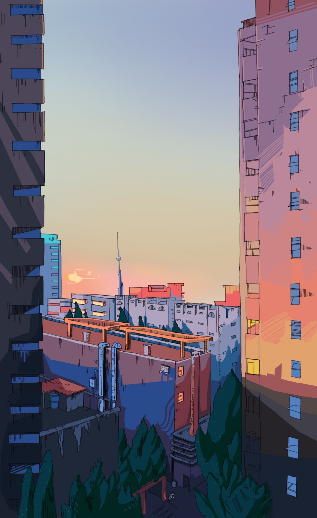 ArtStation - Lonely city