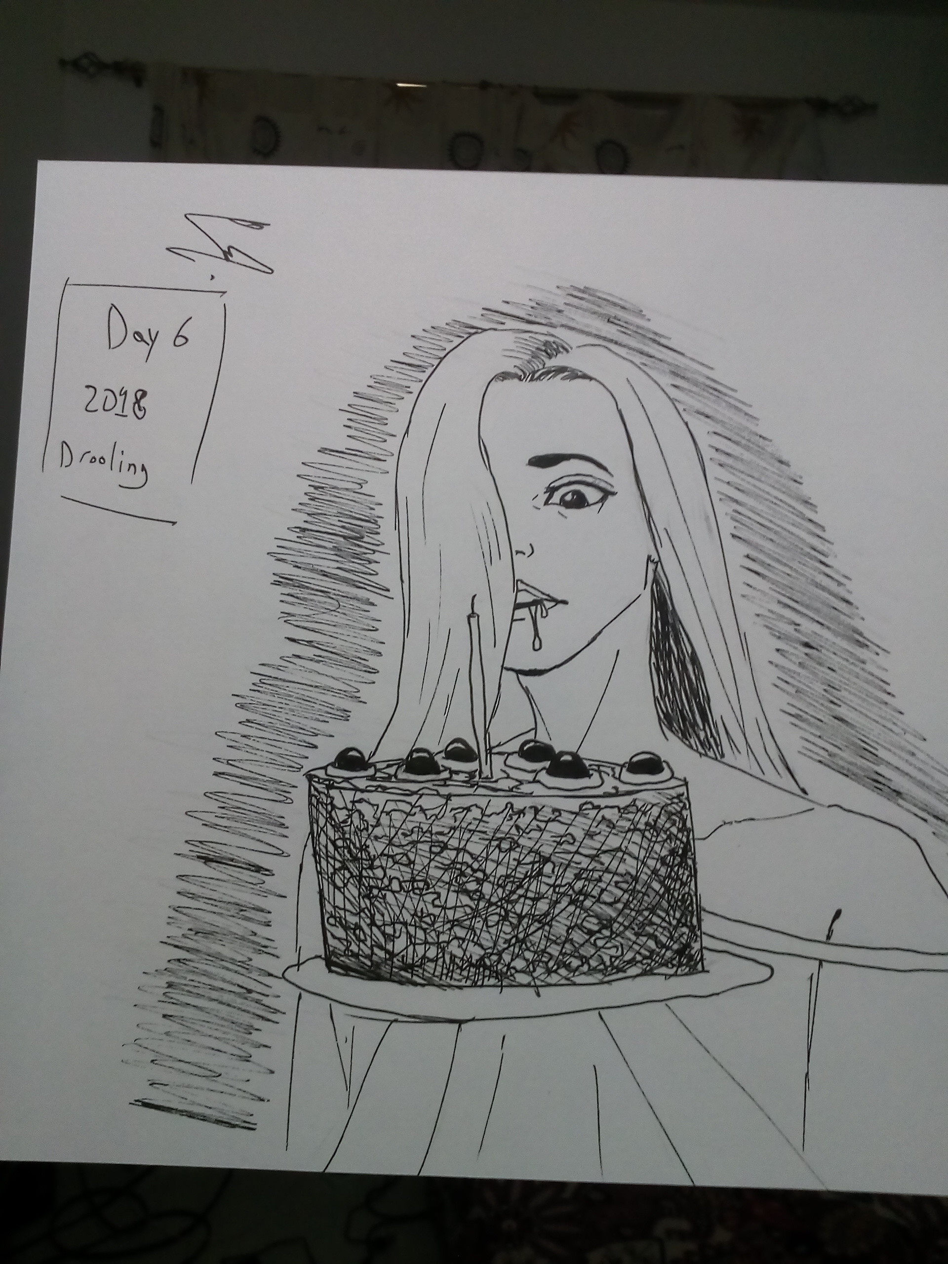 ArtStation - Inktober day 6 - Drooling