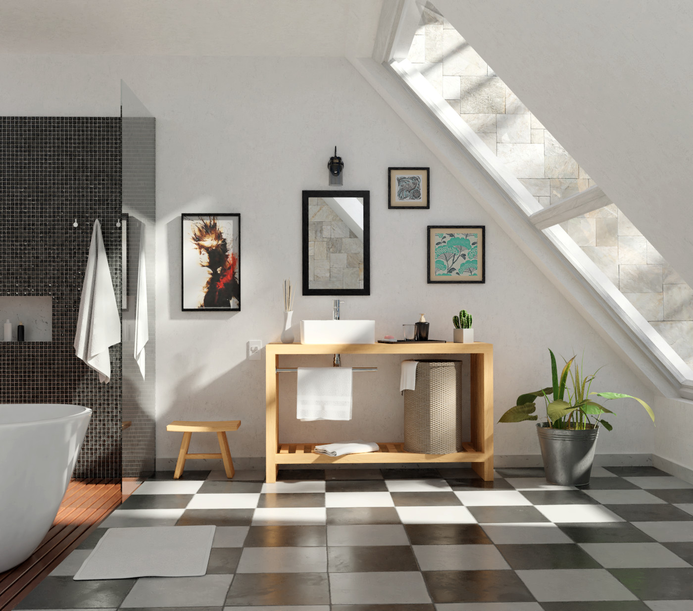 ArtStation - Bathroom Scene