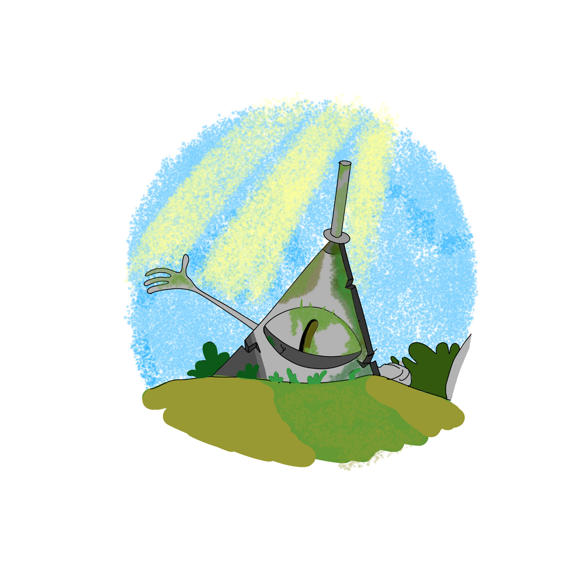 ArtStation - Inktober Bill Cipher