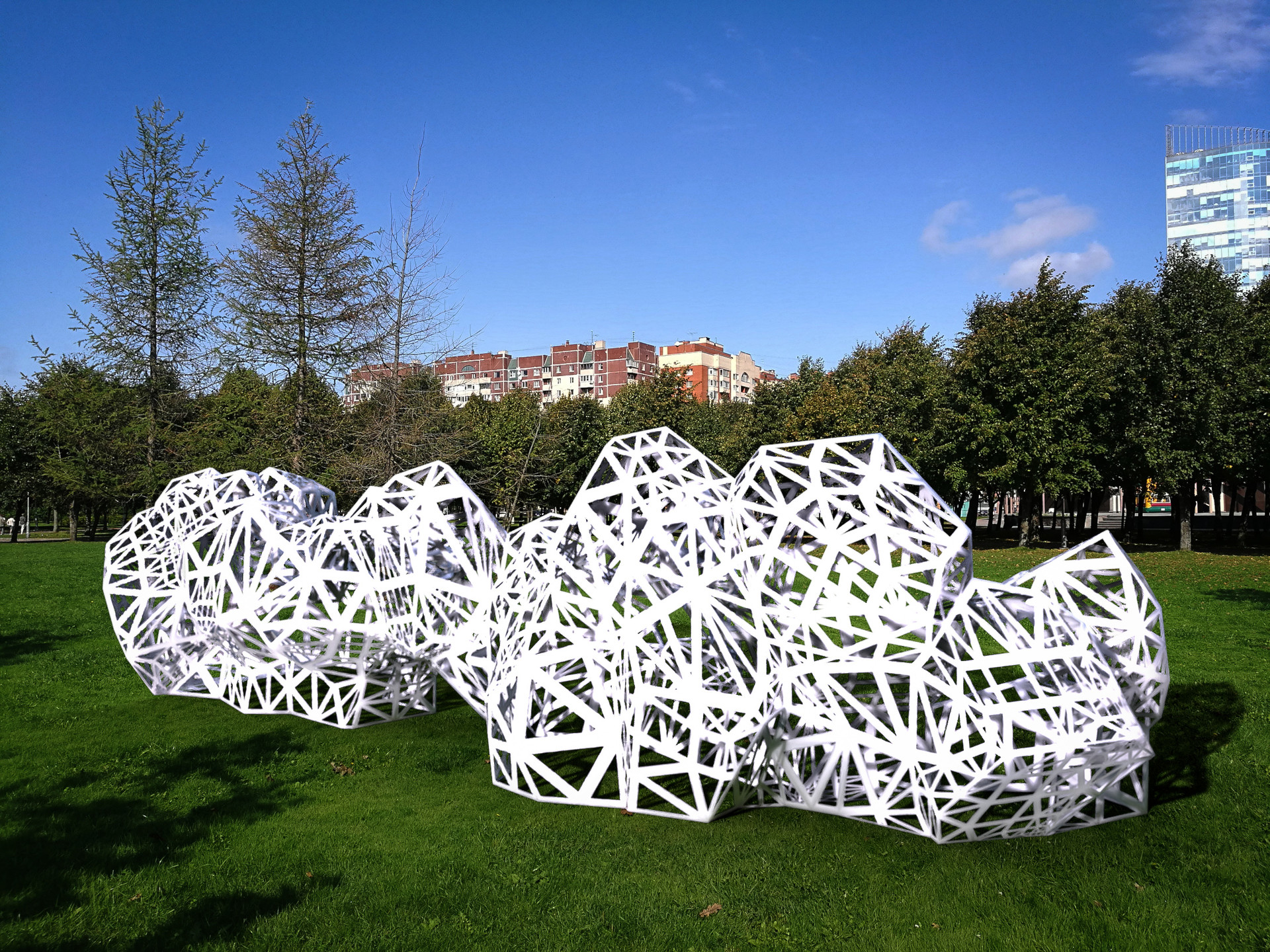 ArtStation - A Voronoi structure in the park