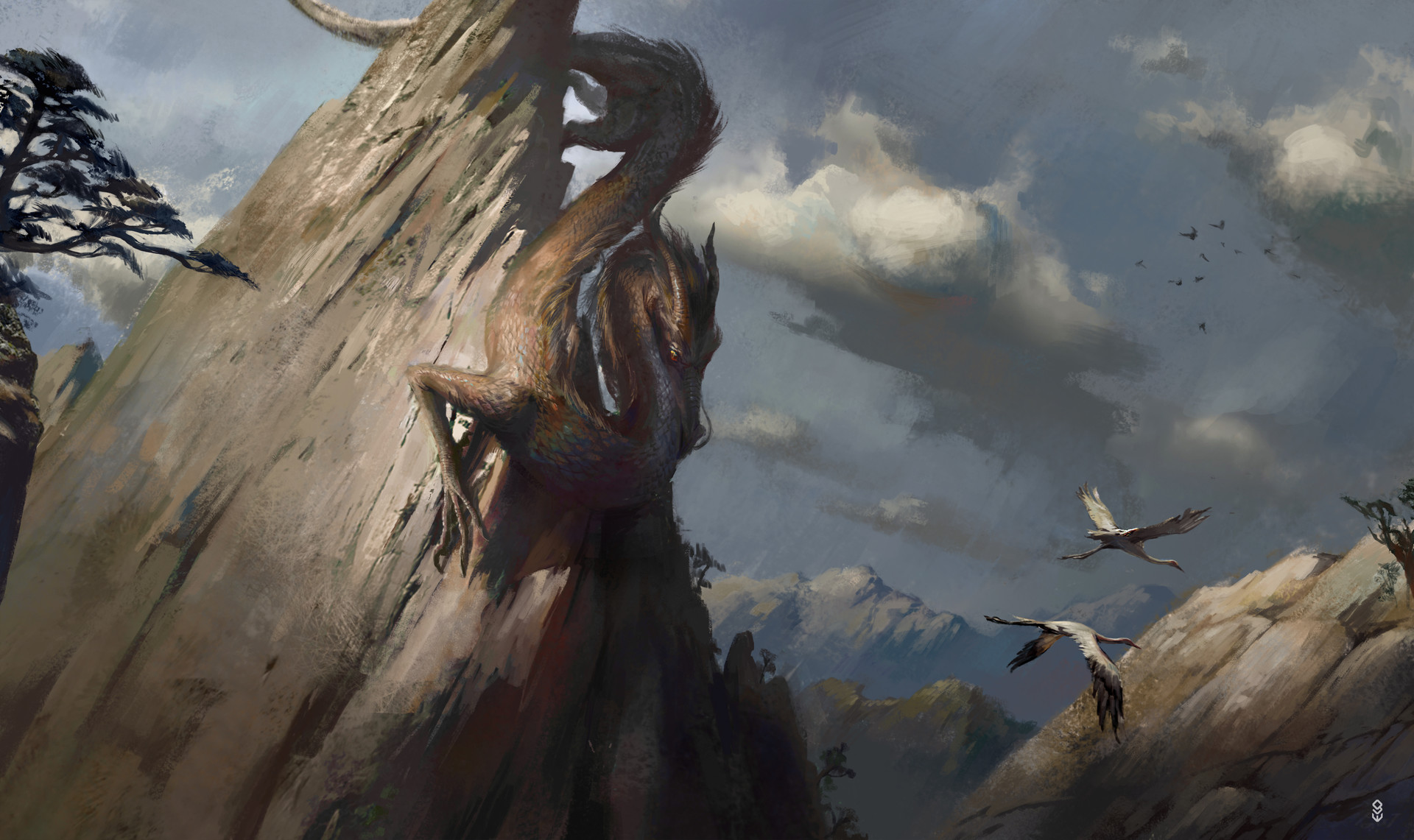 Wei Guan - Hunting Cranes