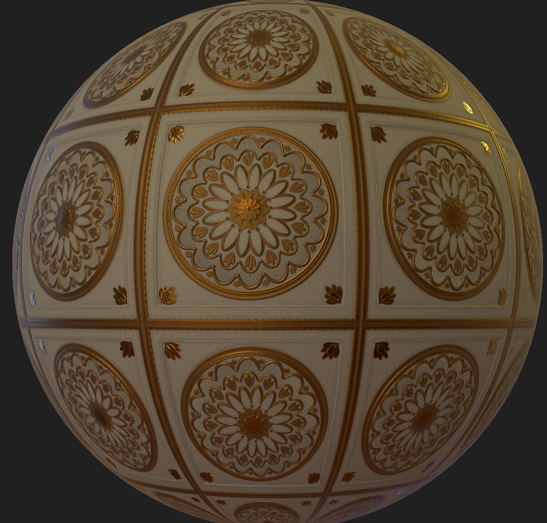 ArtStation - Ornate Tiles - 100% Substance