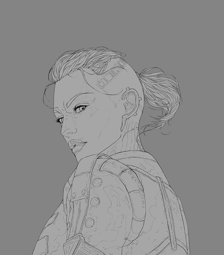 Jack Mass Effect 3 Concept Art