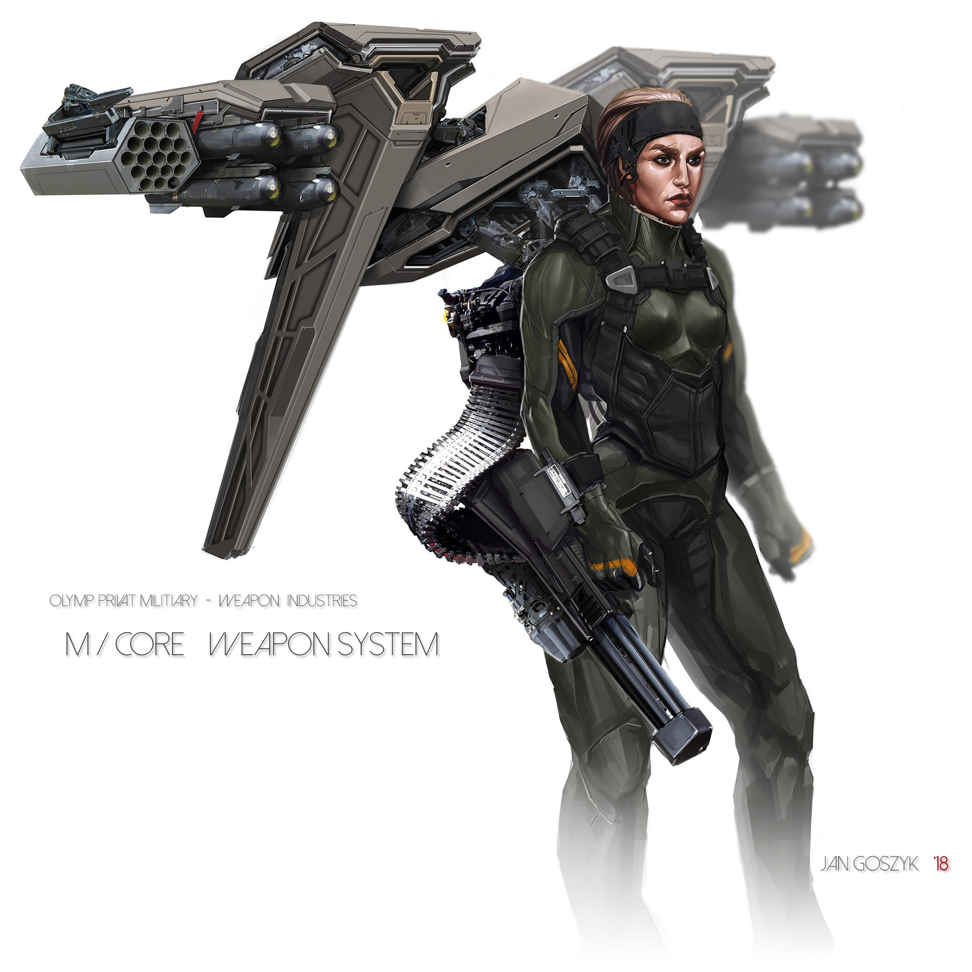 ArtStation - M/Core EXO Weapon System