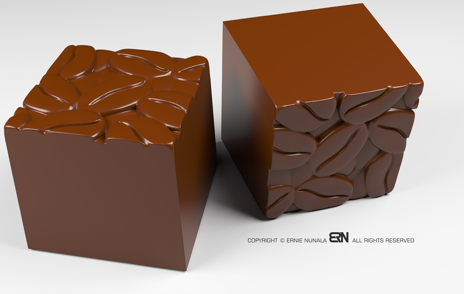 ArtStation - Coffee Chocolate Mould Design