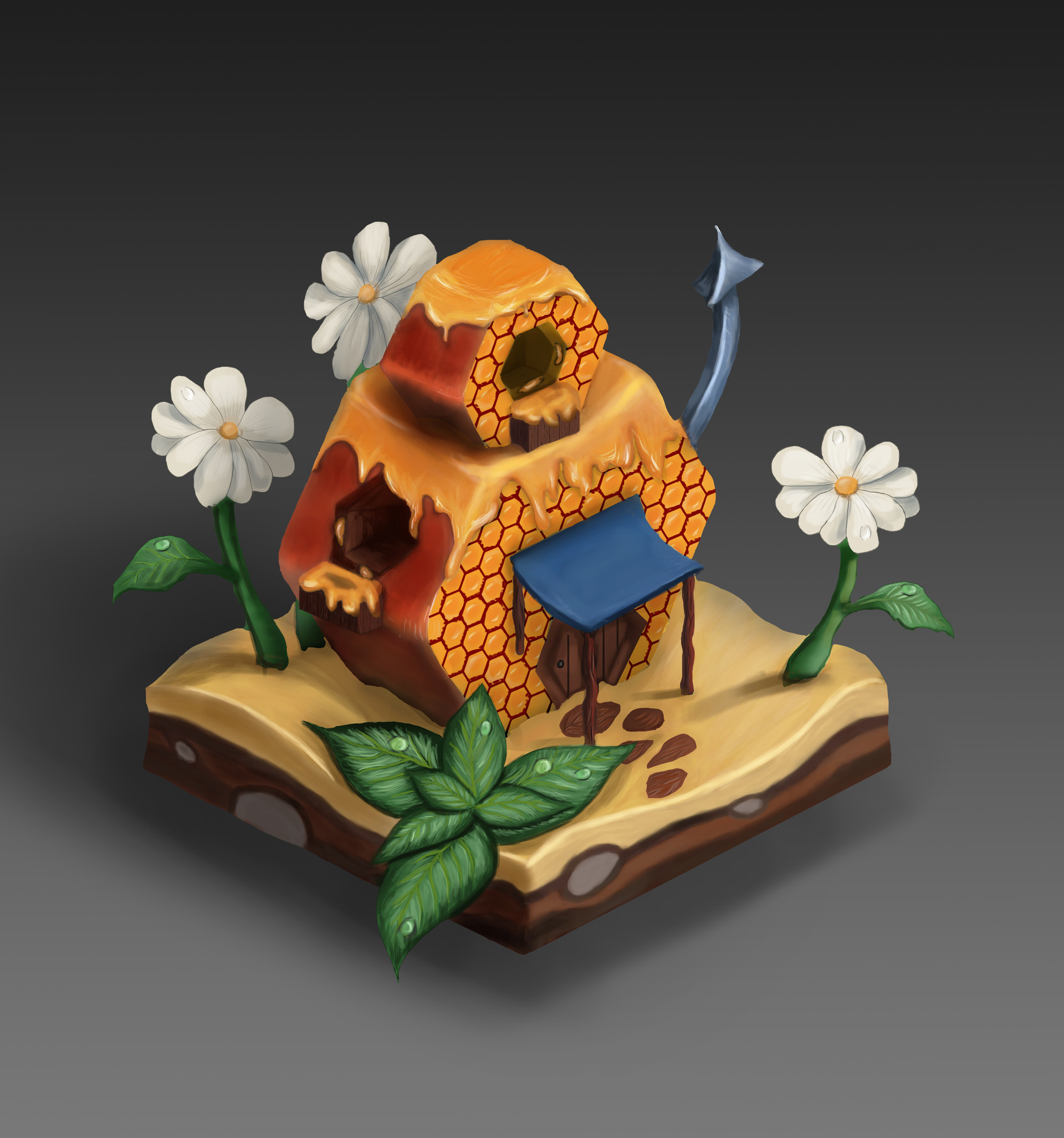 ArtStation - Isometric house