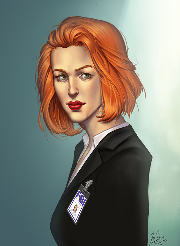 ArtStation - Special Agent Dana Scully