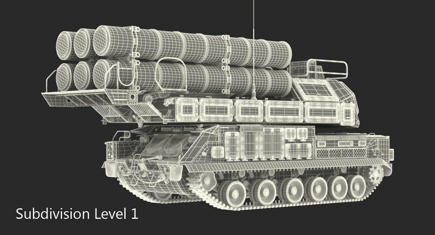Andrey Simonenko - SAM System Buk M3 9K317M 3D model