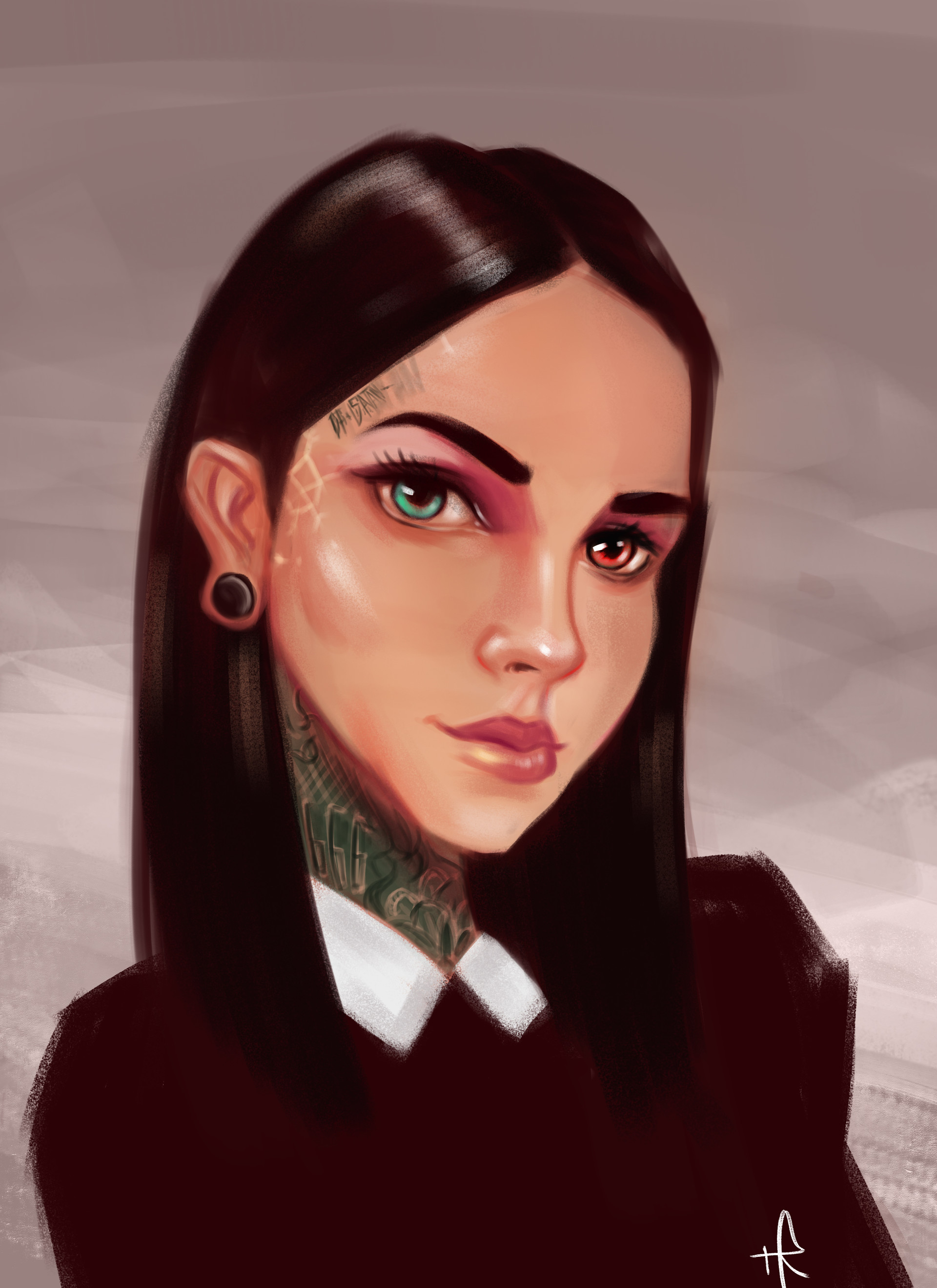 ArtStation - Inkee girl