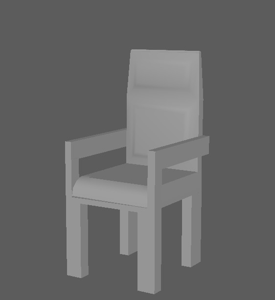 ArtStation - Simple Chair (First 3-D Model)