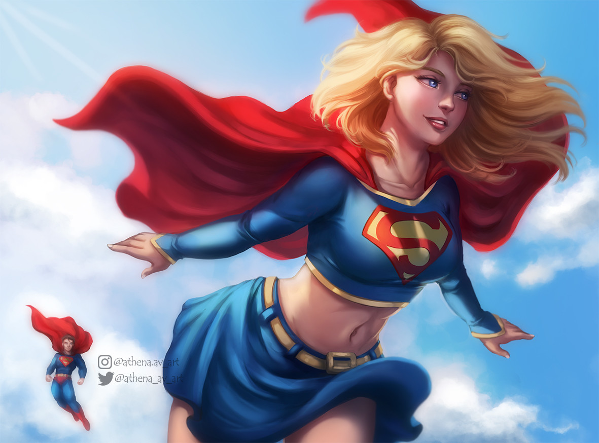 Athena Av Supergirl Fanart