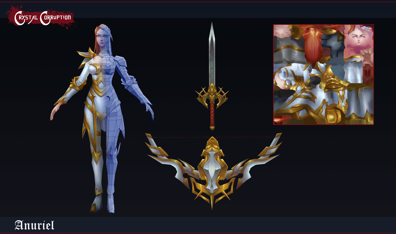 Eric Huang - Anuriel Crystal Corruption 3D Character