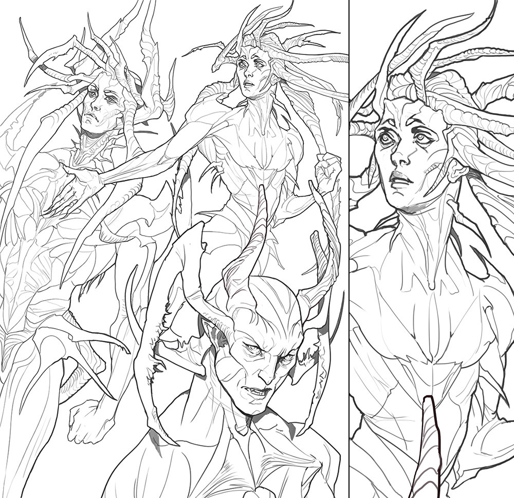 fairs and dragons coloring pages