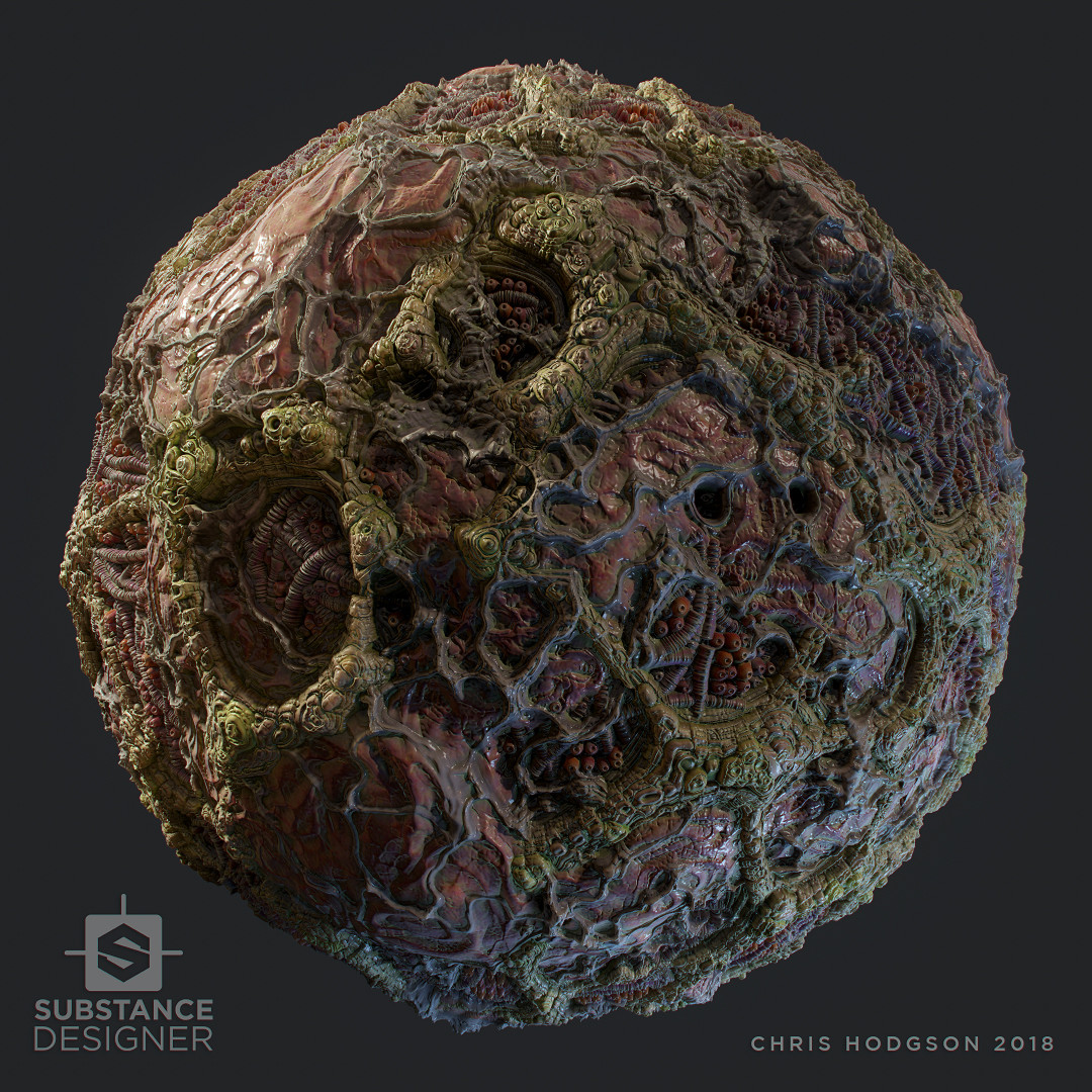 Chris Hodgson - Alien Growth Flesh Rhizome