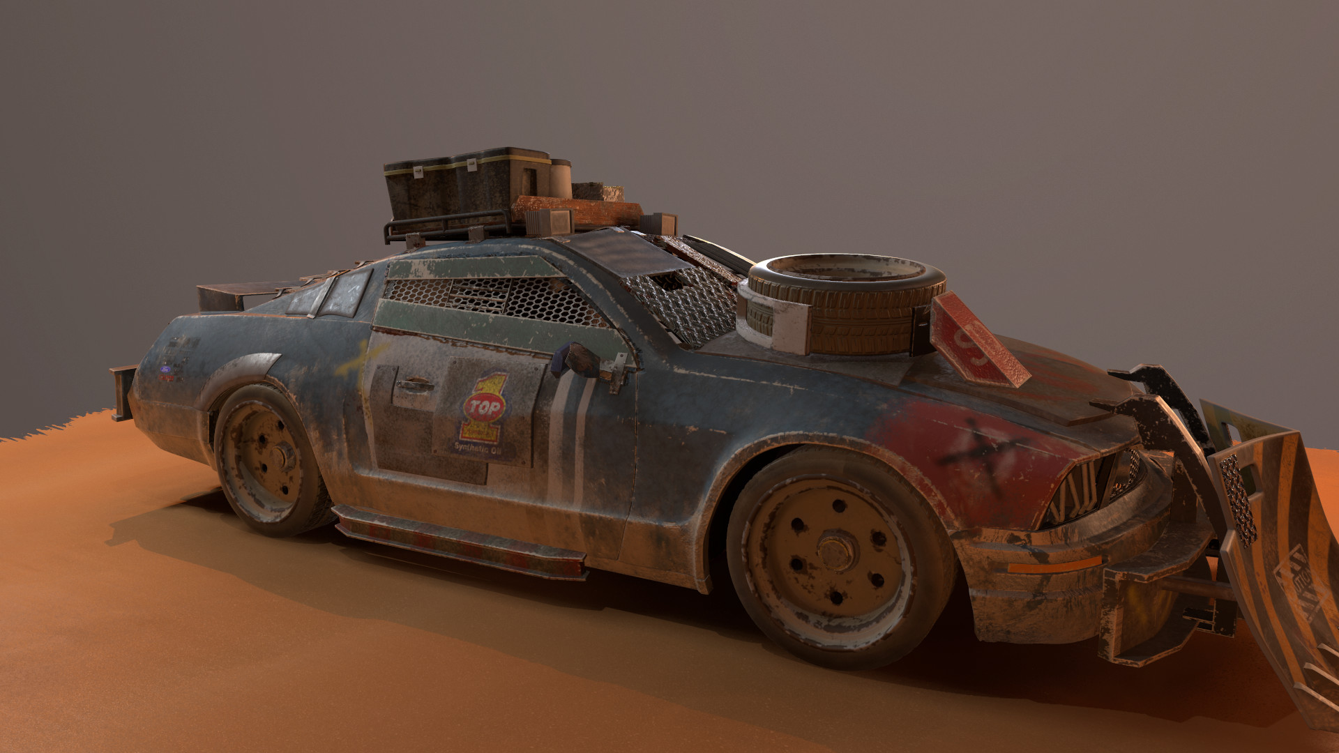Joshua Iskandar - Post-Apocalyptic Car Modeling
