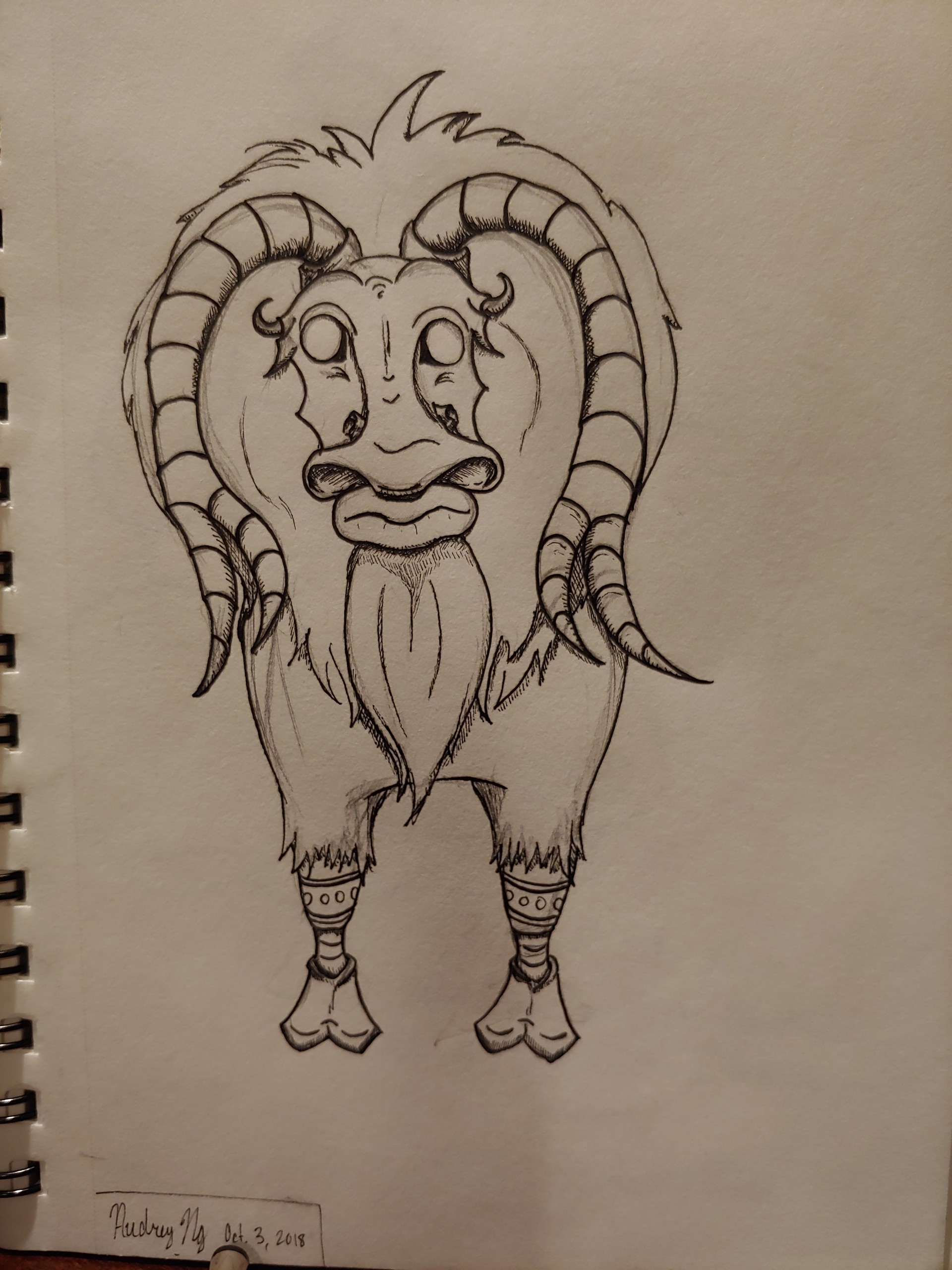 ArtStation - Cow Beast - Inktober