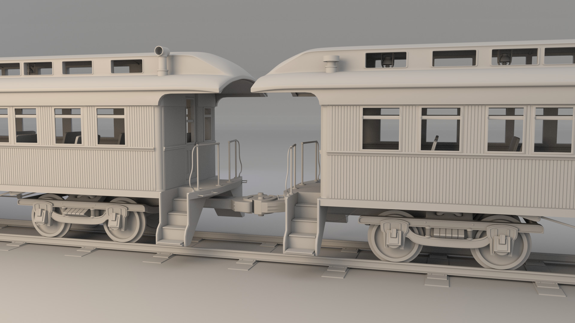 Mac Wild - Old fashion P.R.R. Coach rail car